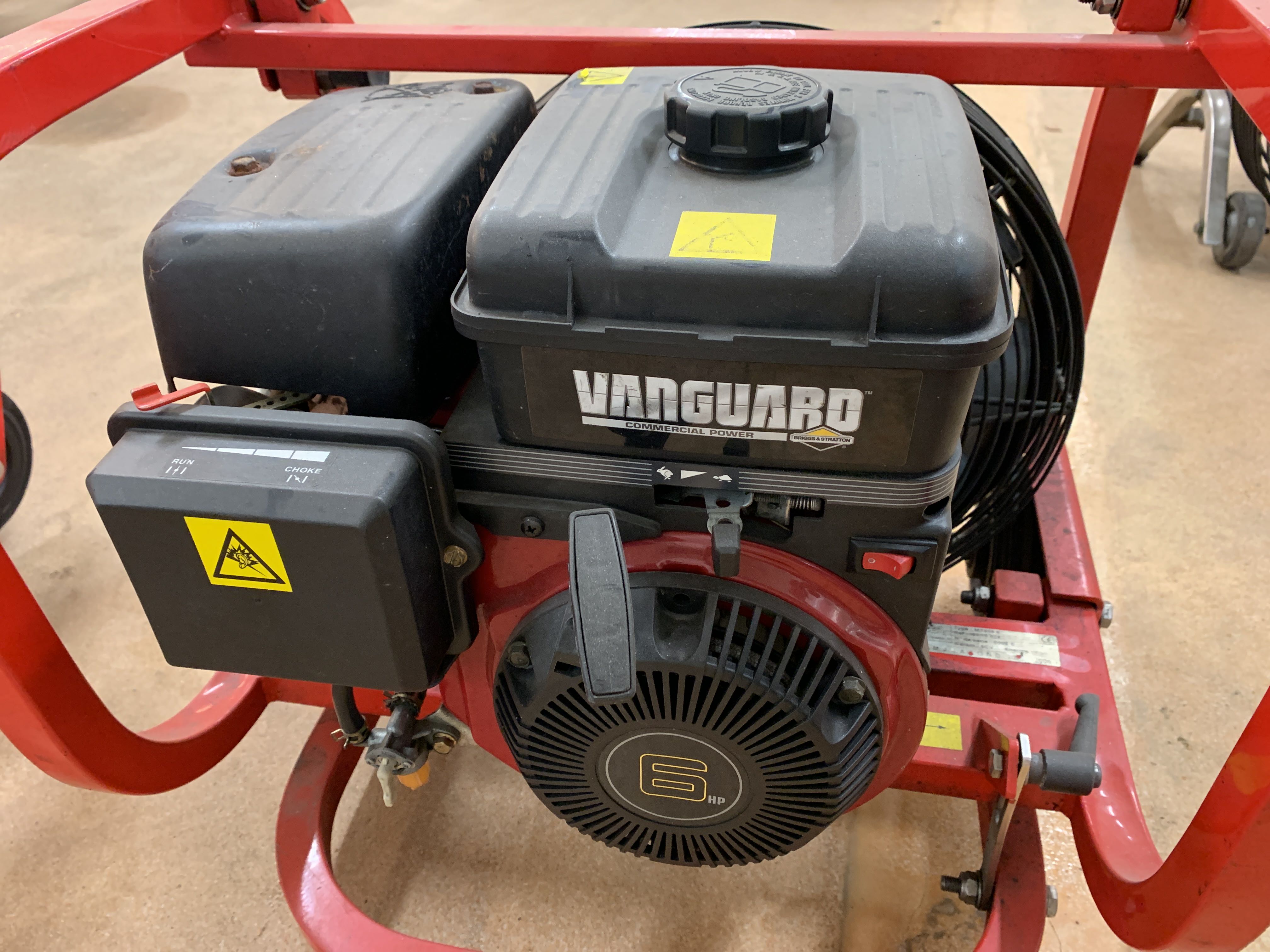 PPV fan Groupe-Leader with gasoline engine Briggs&Stratton 6hp - PS ...