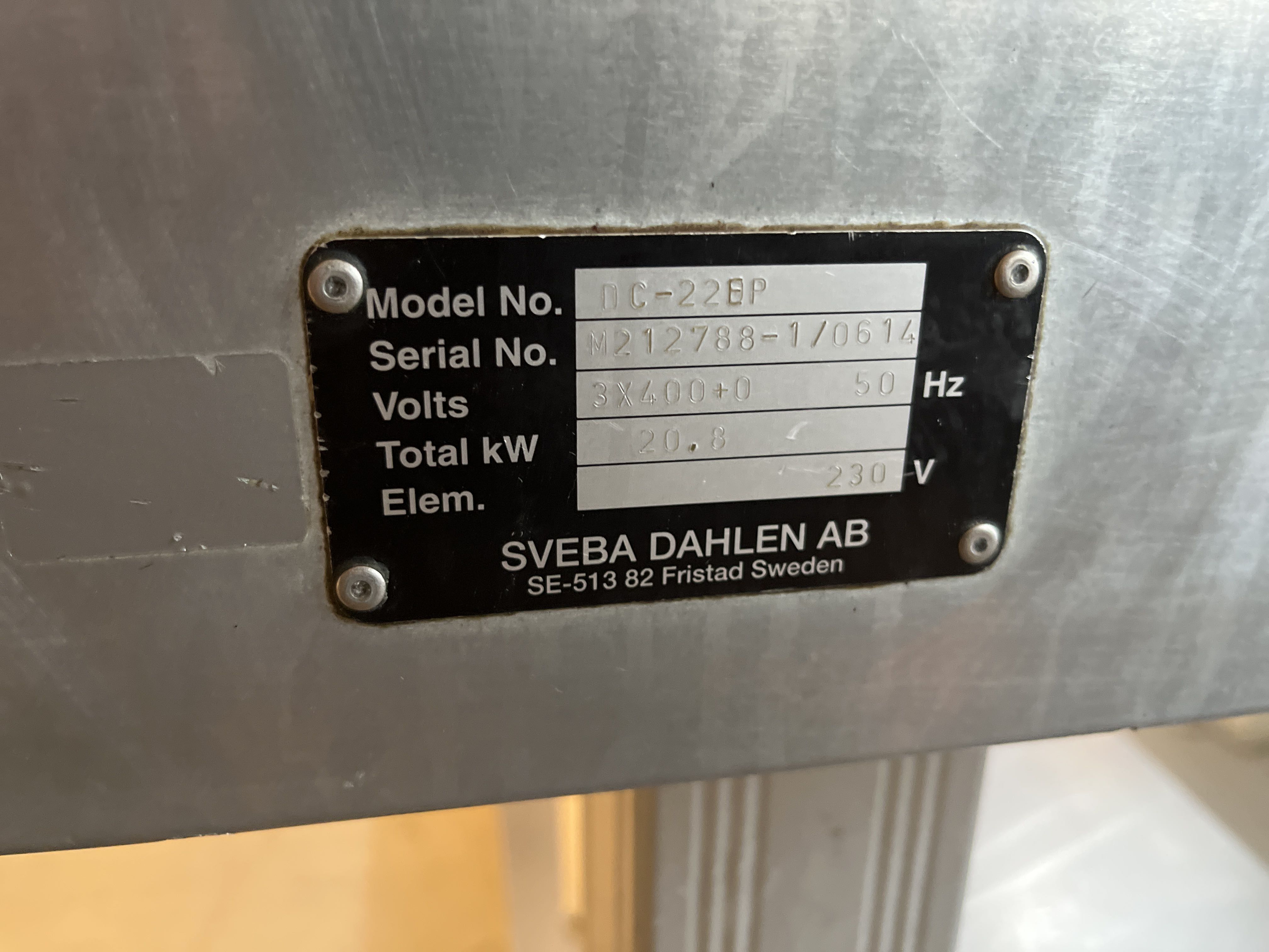 Pizzaugn (dubbeldäck) Sveba Dahlén DC-22EP - Auktioner online ...
