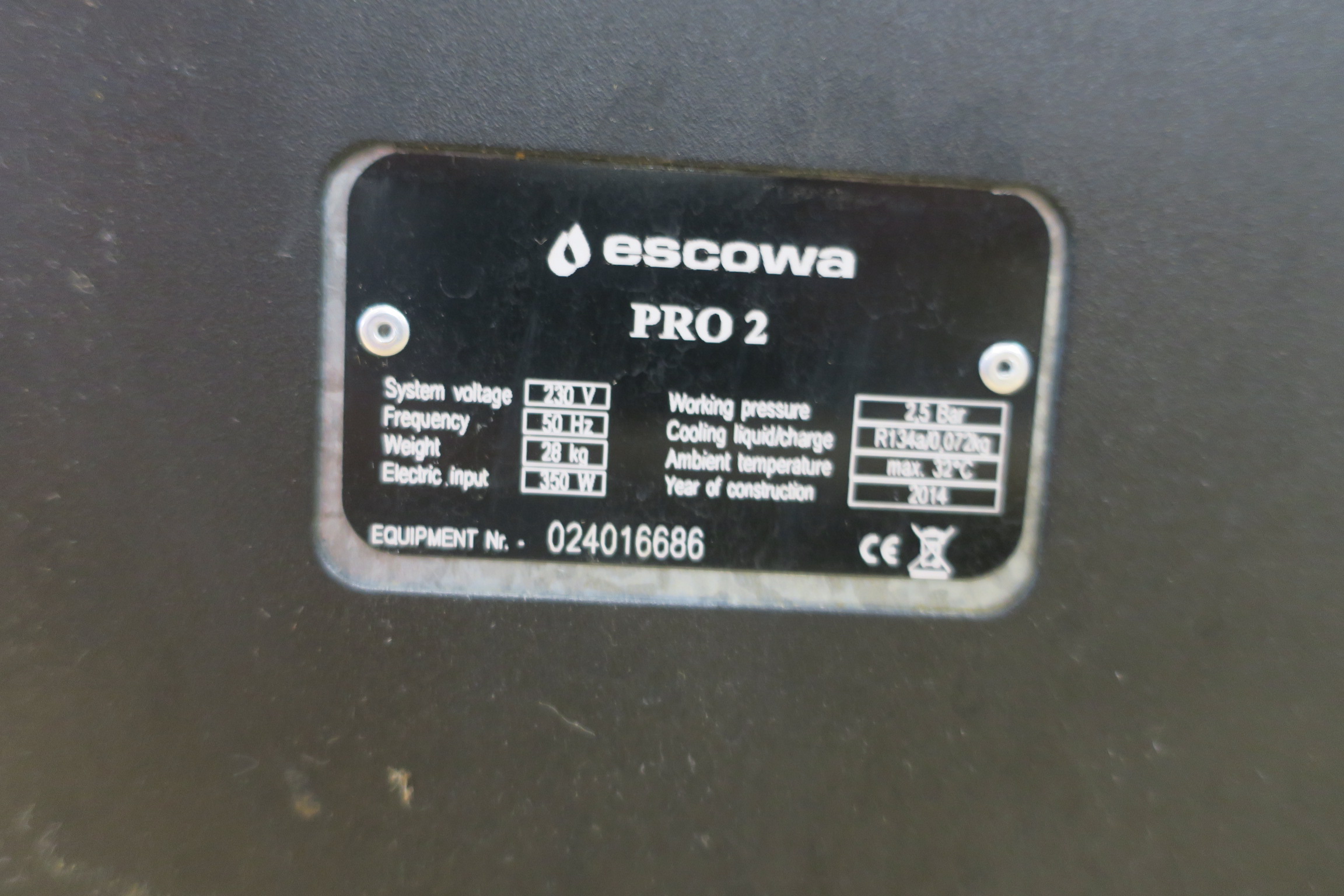 Water machine Escowa Pro 2 - PS Auction - We value the future - Largest ...