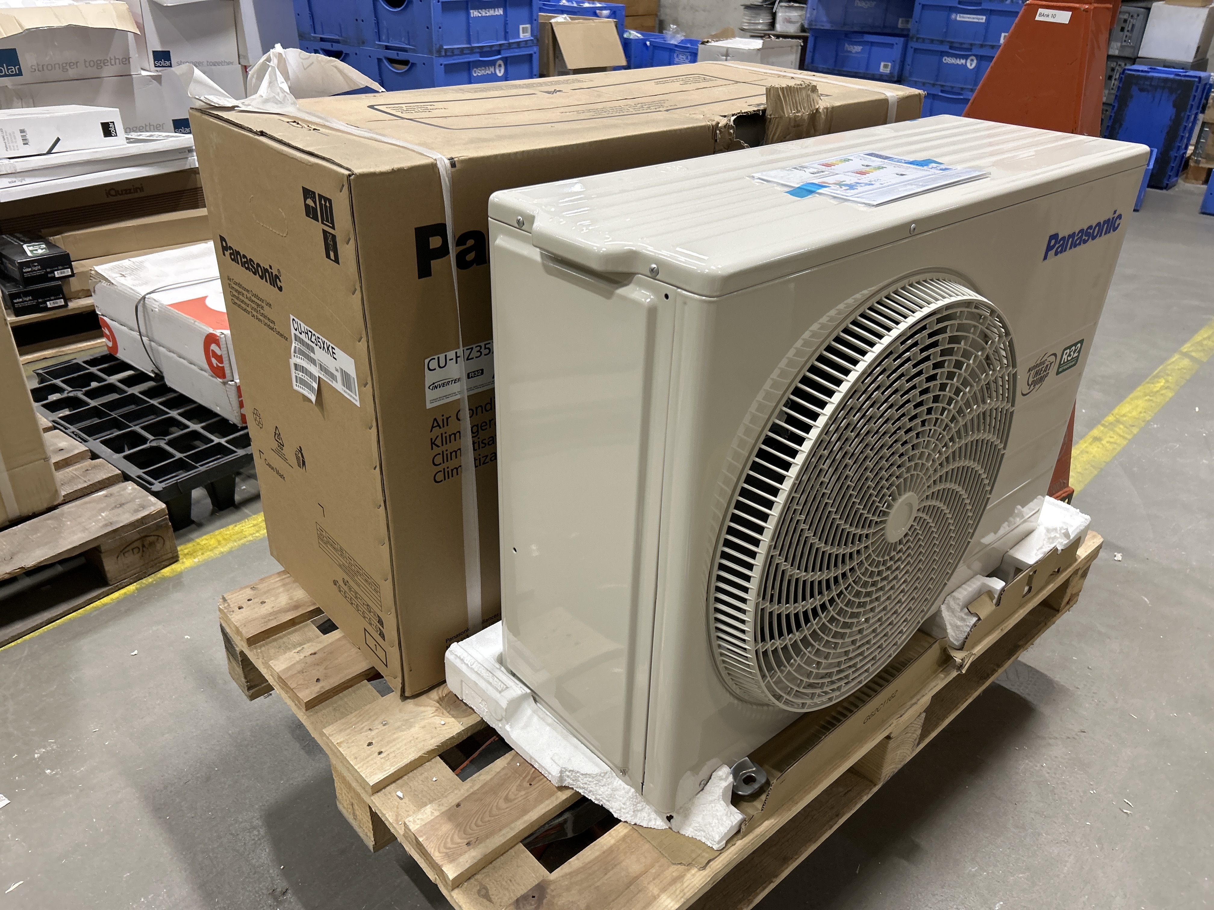 Luftvärmepumpar utomhusdel 2 st - Panasonic CU-CZ35WKE - Auktioner ...