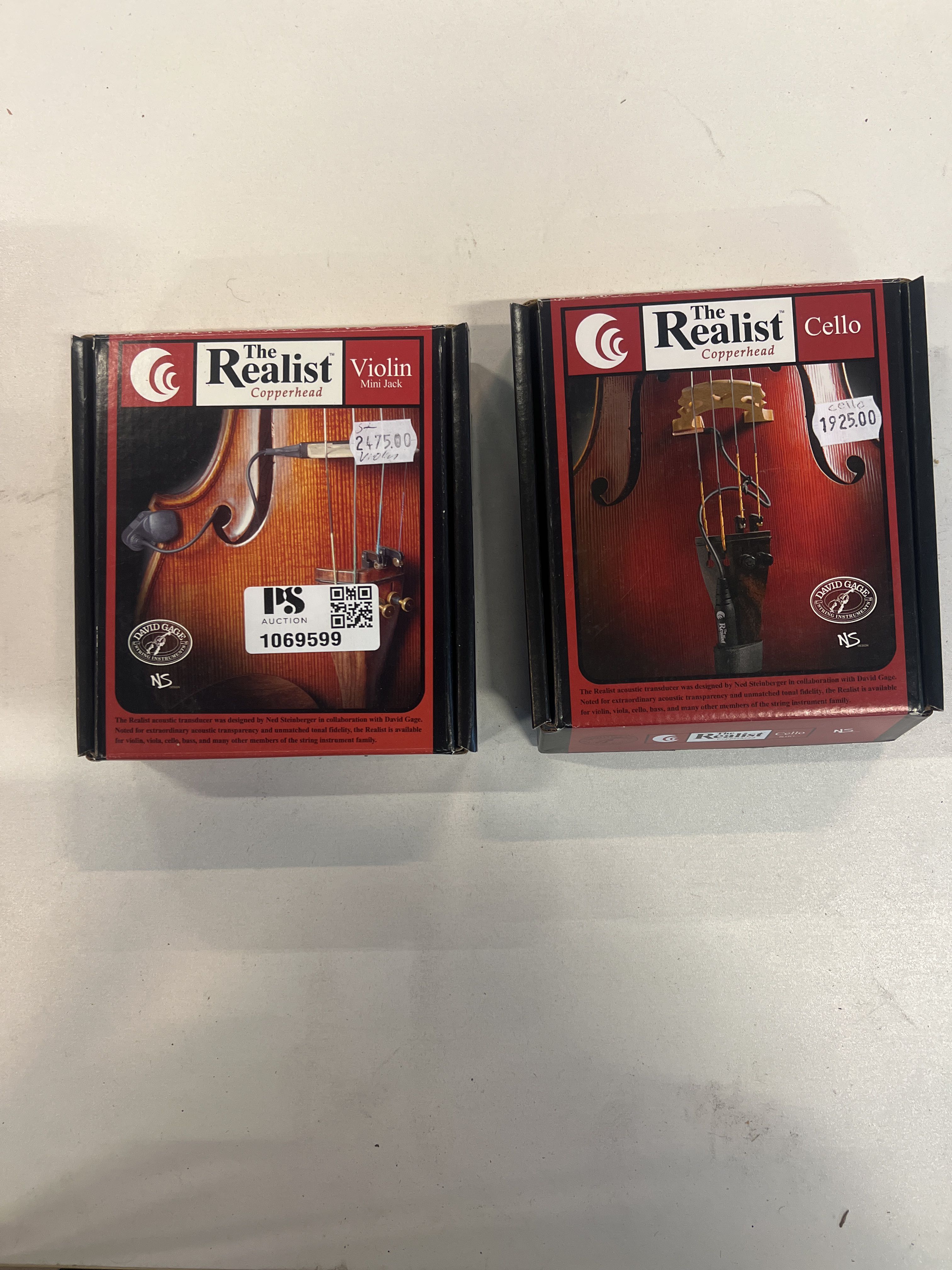 David Gage The Realist Violin & Cello - Auktioner online - Nätauktioner ...