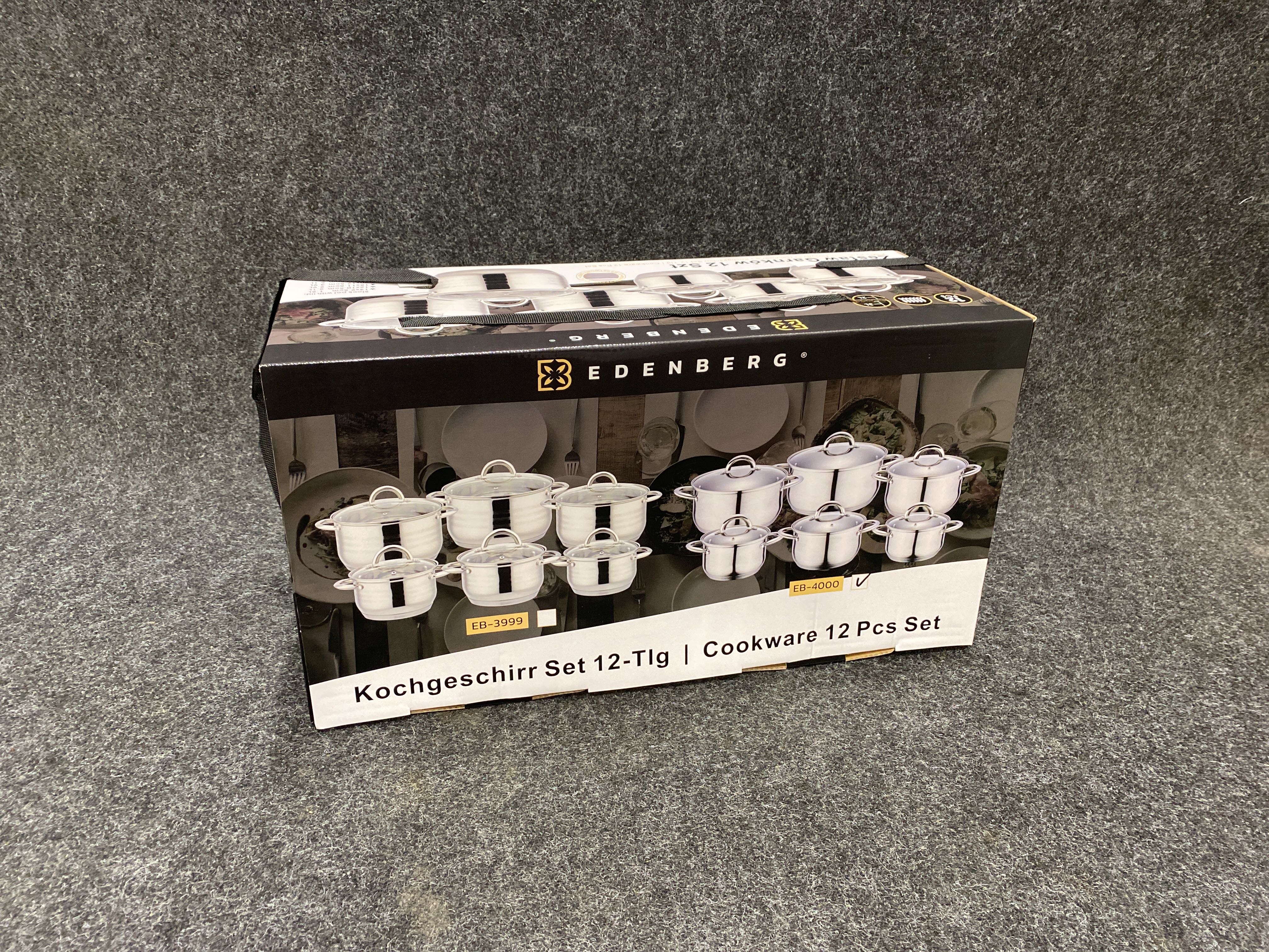 12-piece saucepan set - 9-layer base - PS Auction - We value the future - Largest in net auctions