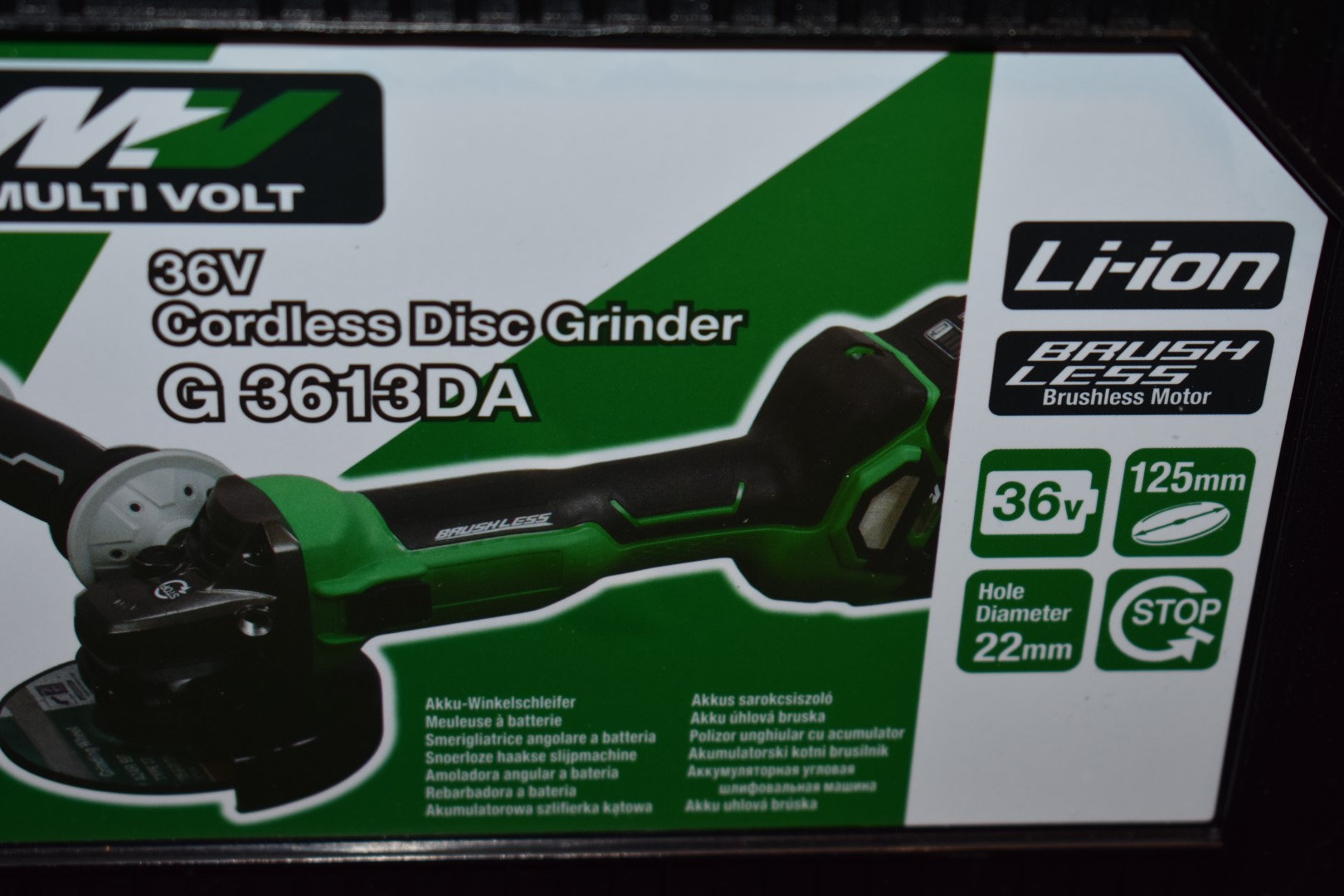 Vinkelslip Hikoki G3613DA 125 mm 36V Multivolt (ny) - Auktioner online ...