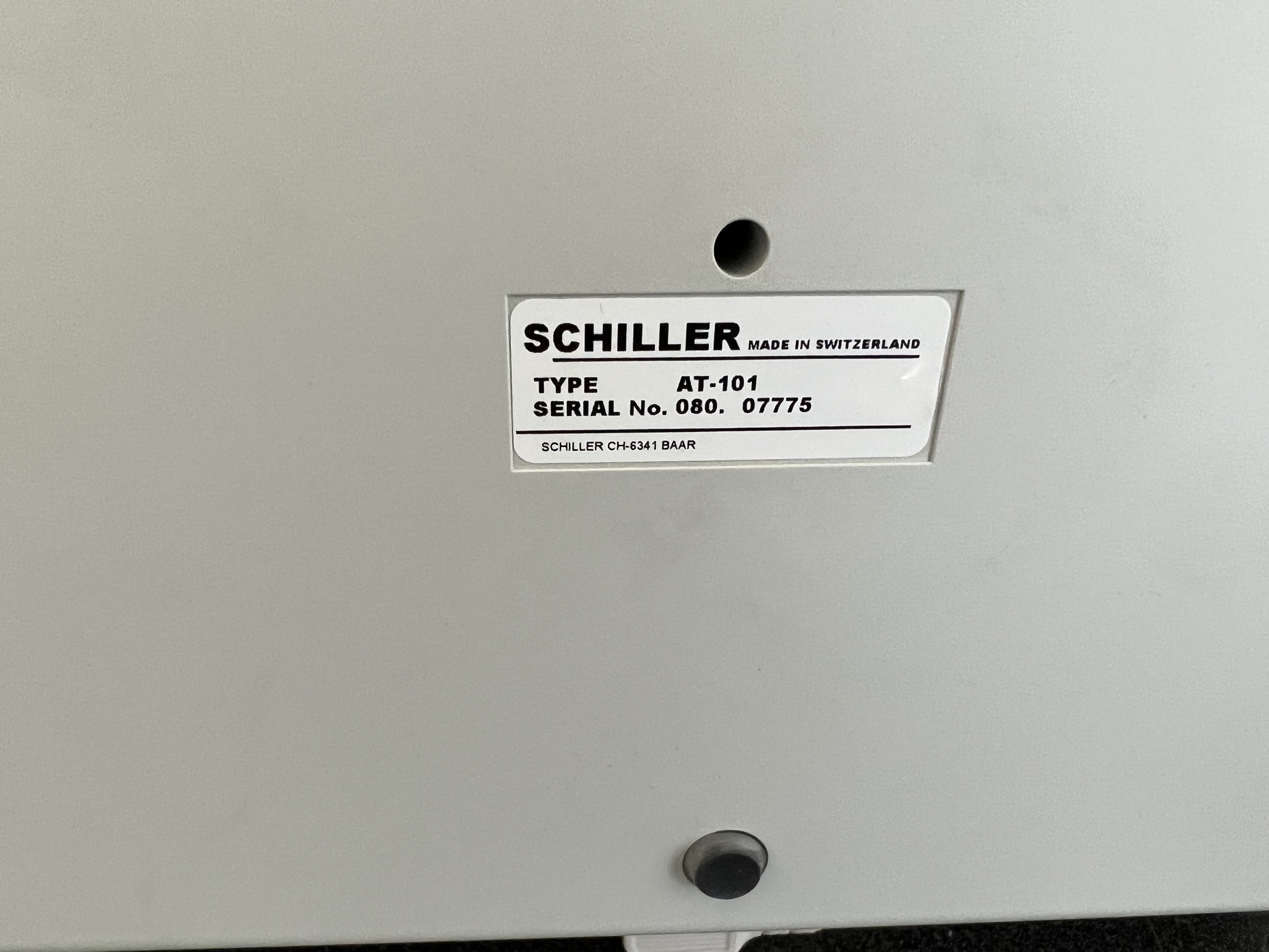 ECG-instrument Schiller AT 101 - Auktioner online - Nätauktioner ...