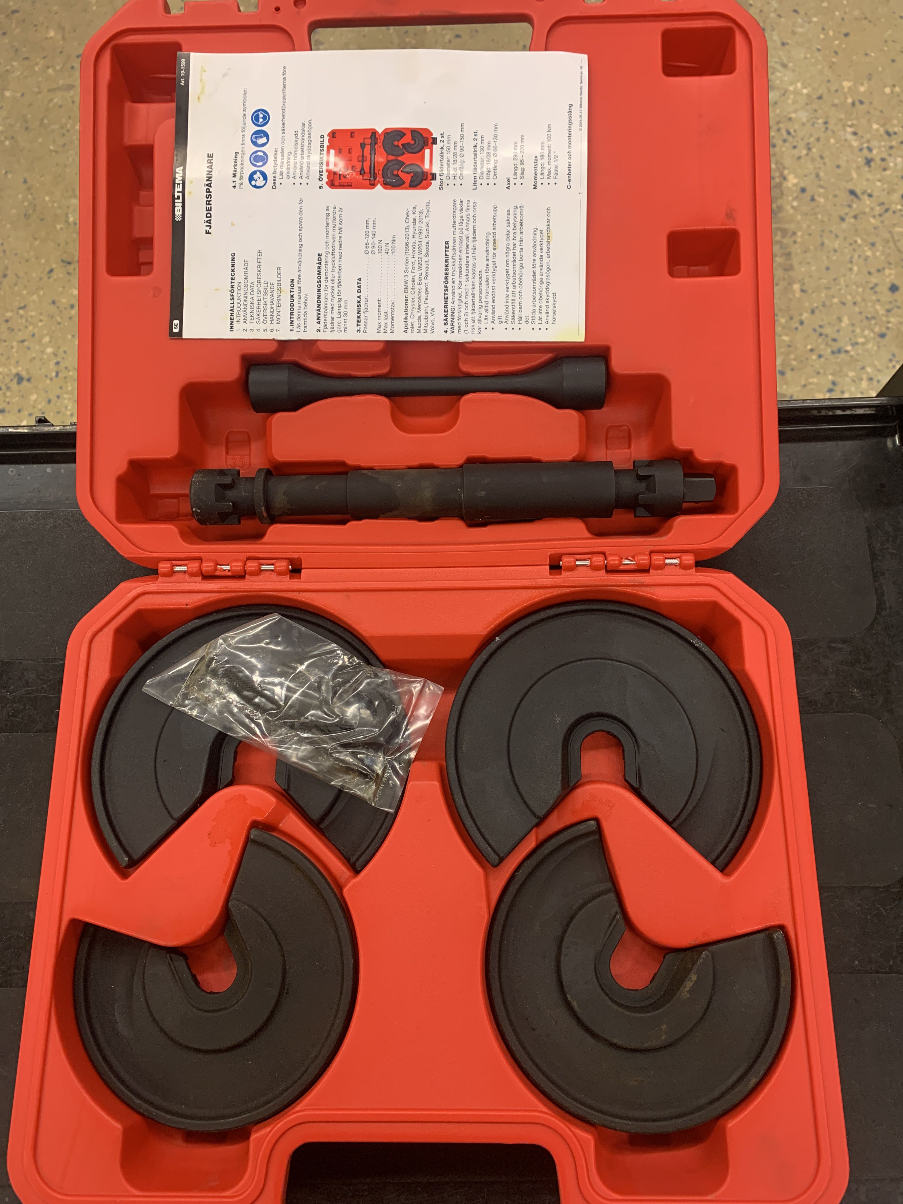 Workshop trolley with 15 tool sets from Biltema - PS Auction - We value ...