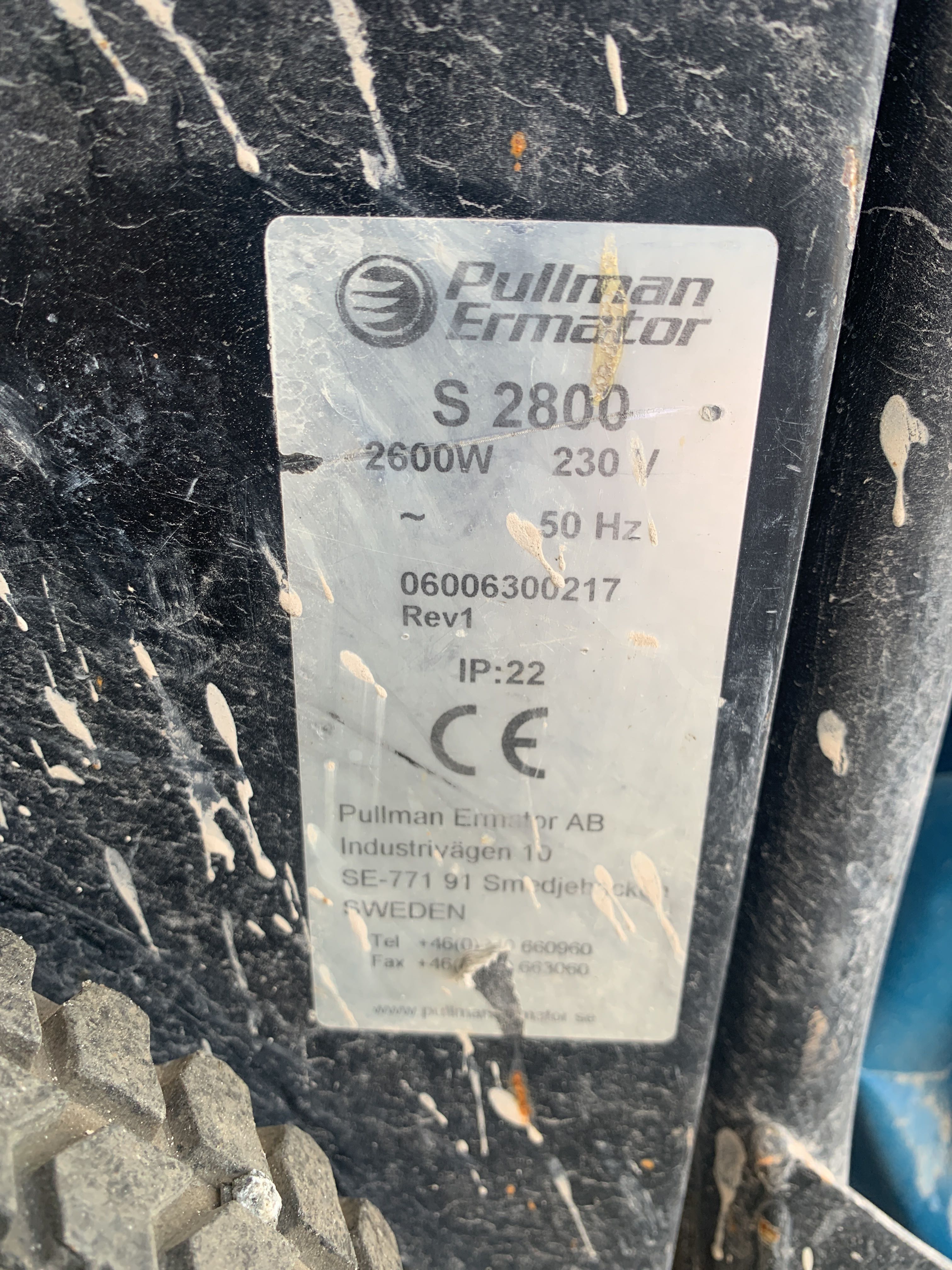 Industrial vacuum cleaner Pullman Ermator S2800 - PS Auction - We value ...