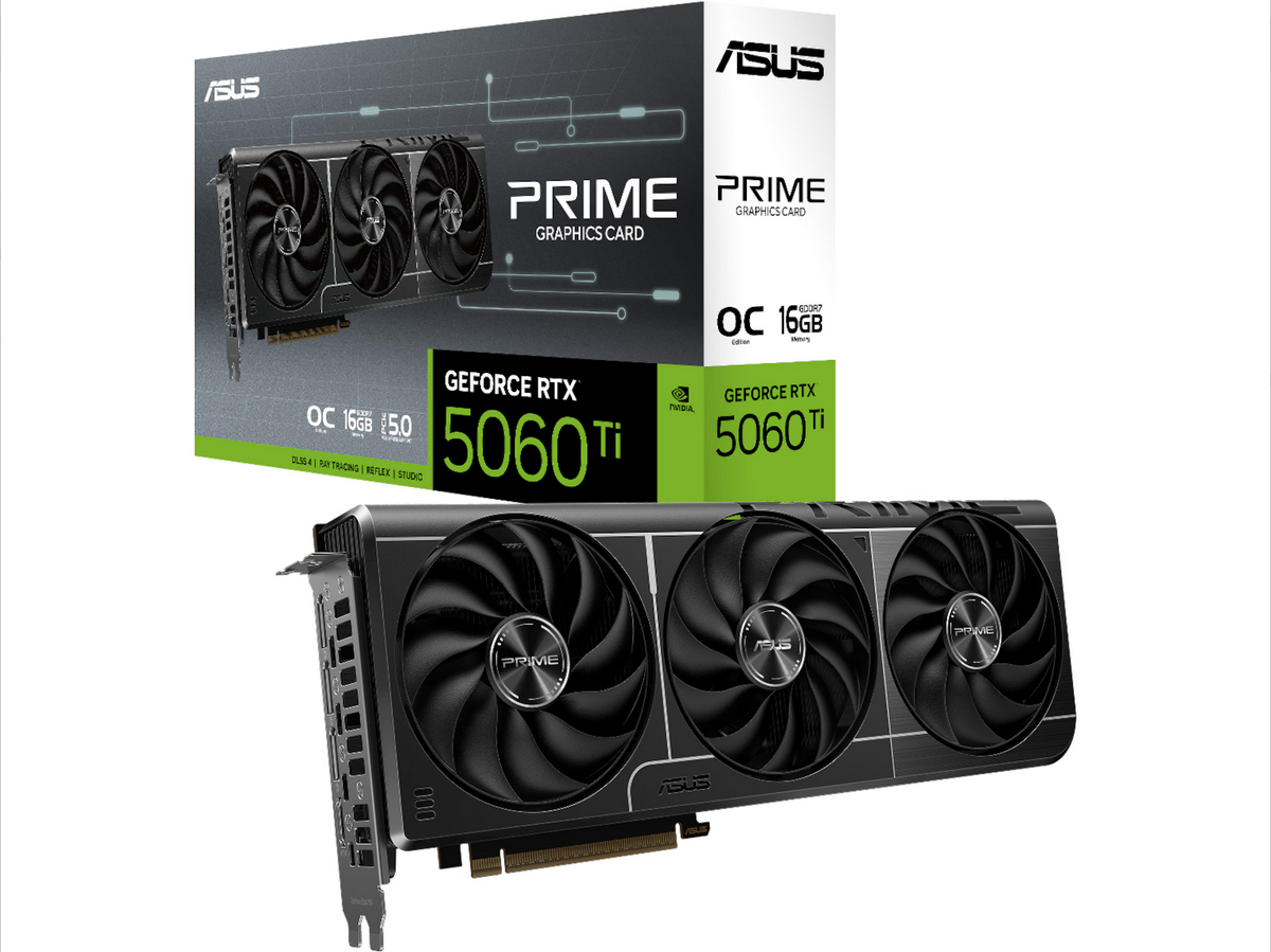 Graphics card ASUS PRIME GeForce RTX 5060 Ti OC - PS Auction - We value ...