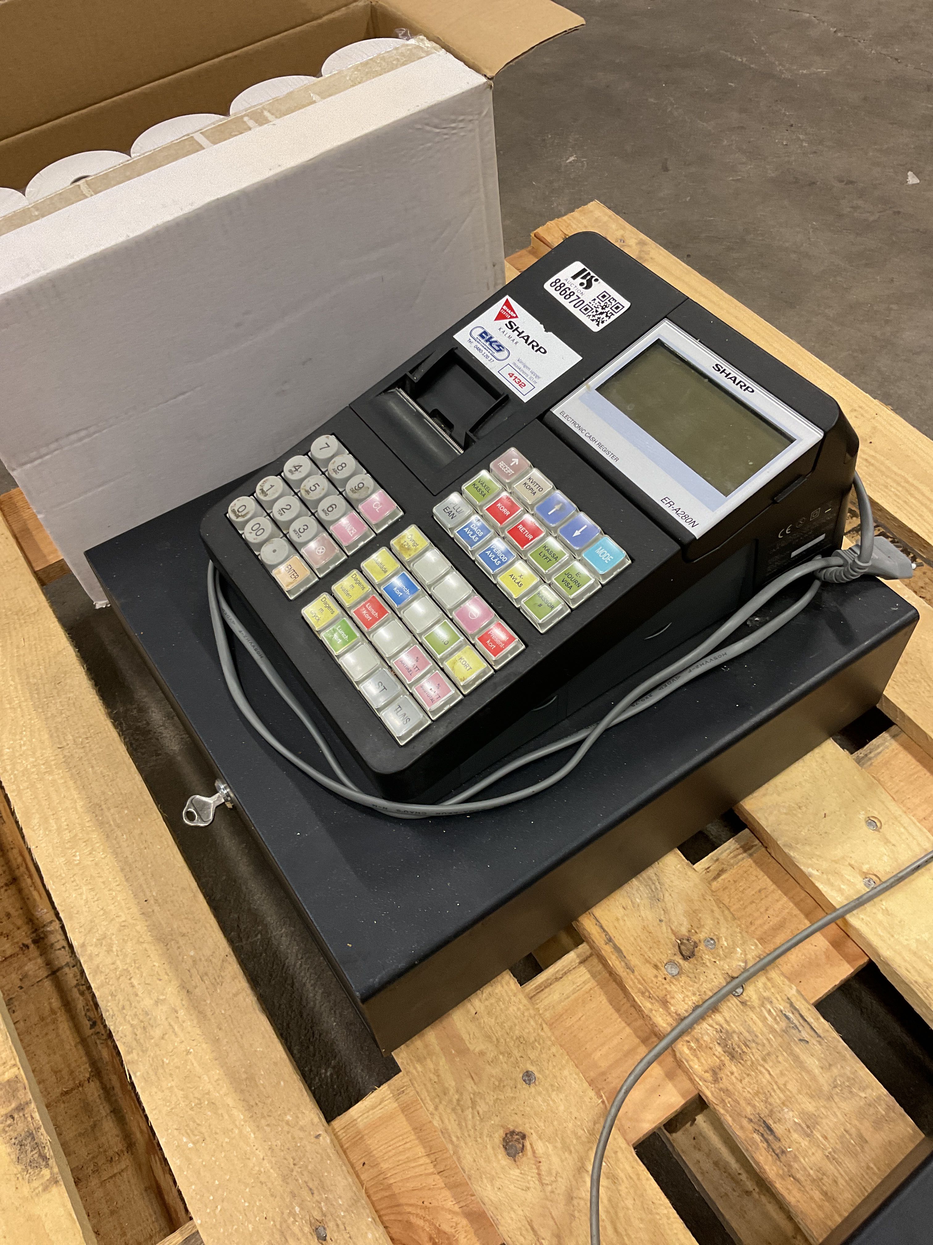 Cash register SHARP - PS Auction - We value the future - Largest in net ...