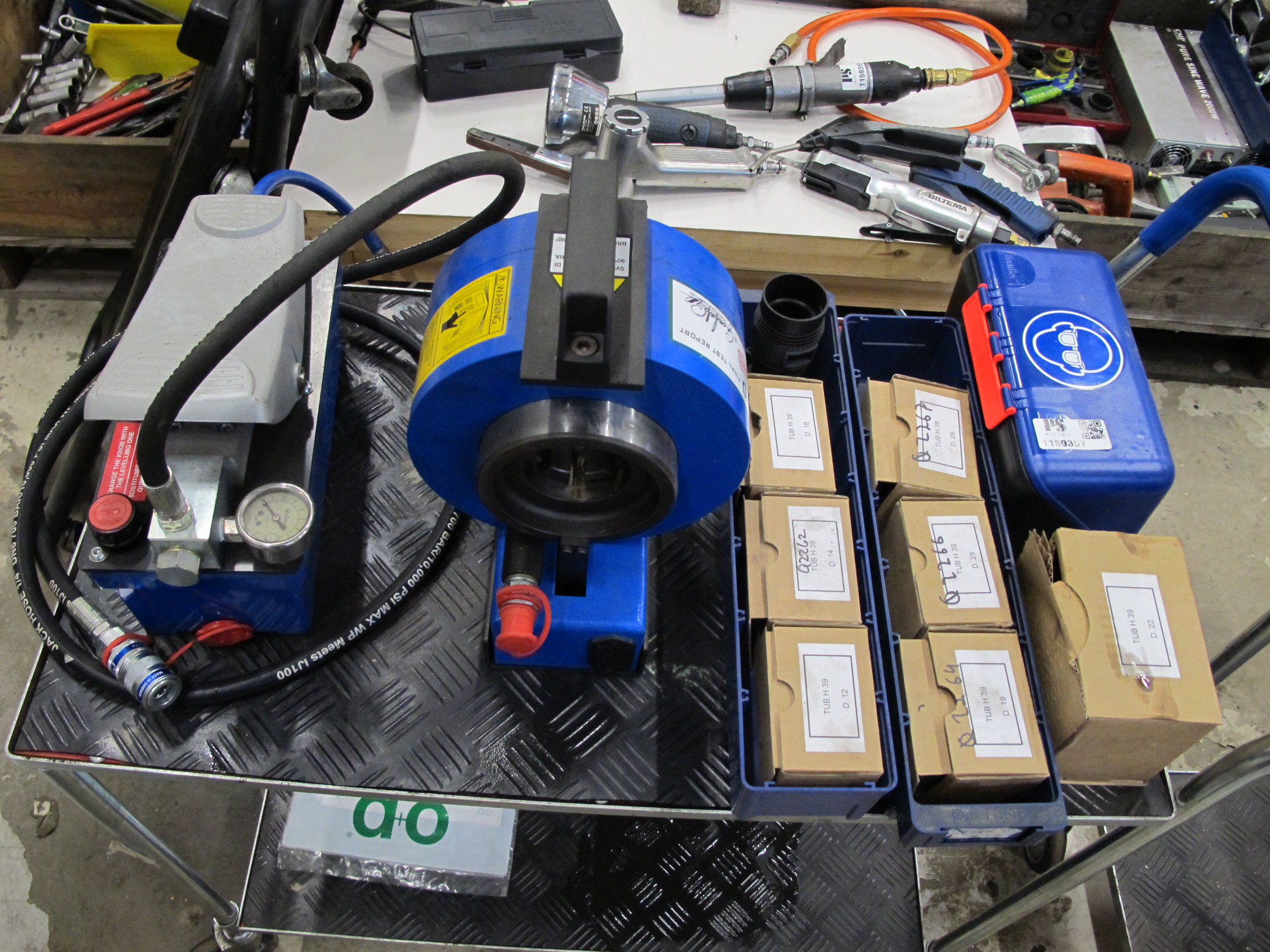 Hydraulpress Tubomatic H47PM inkl backar - Auktioner online ...