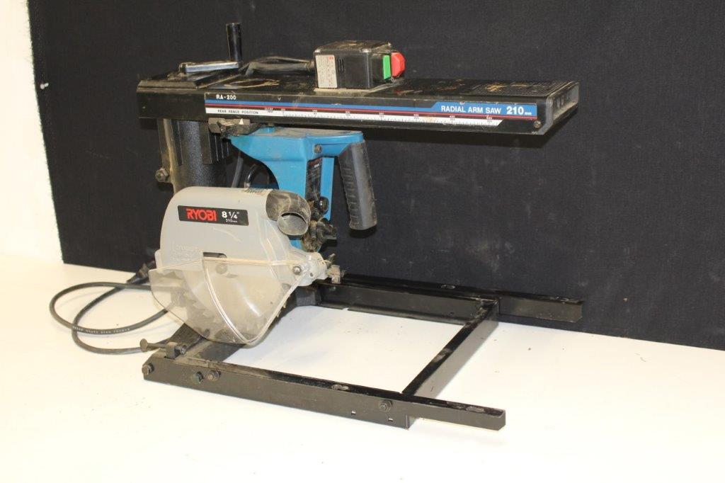 Radial arm saw the Ryobi RA-200 - PS Auction - We value the future ...