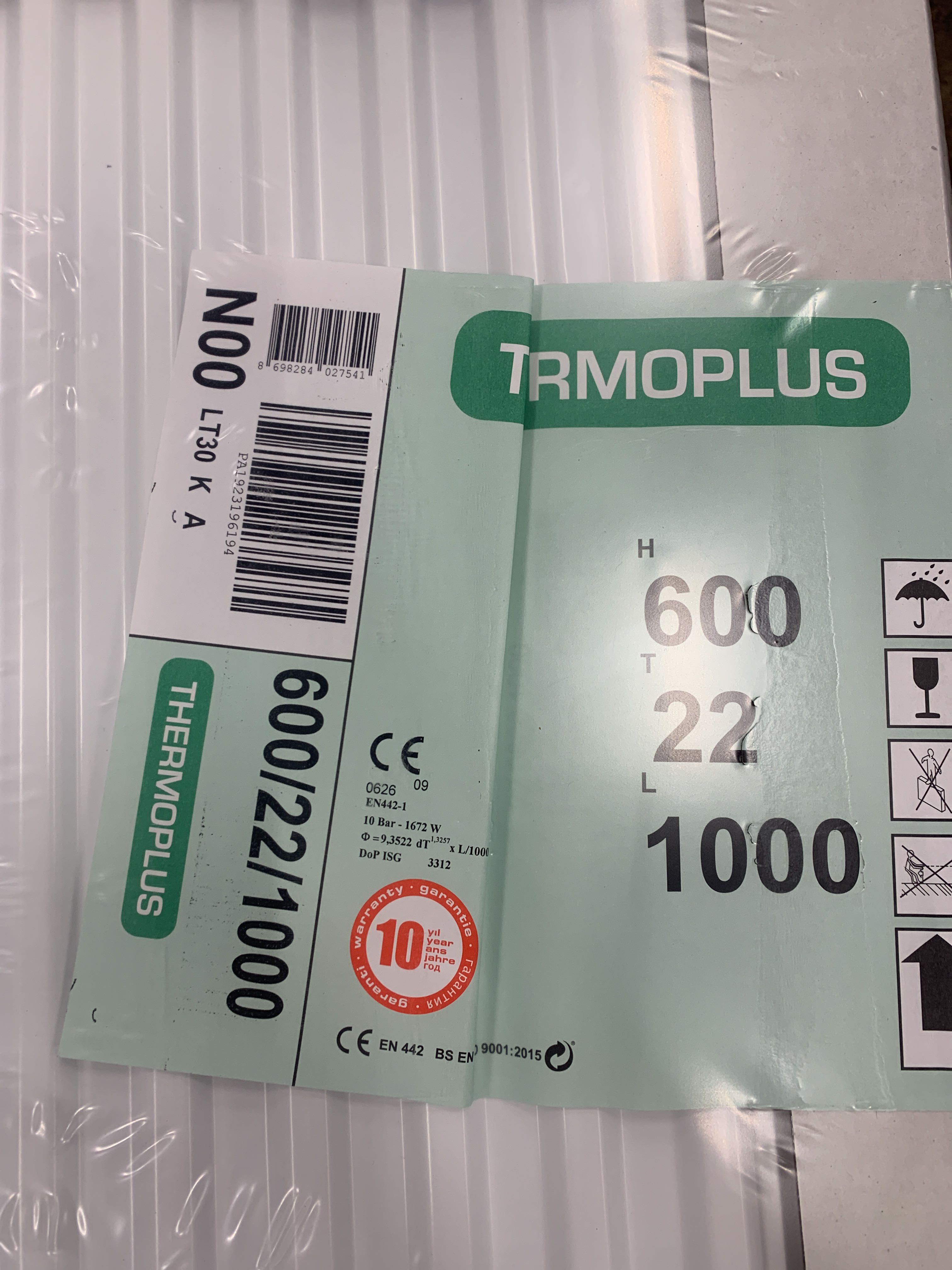Radiator thermoplus 600/22/1000 - PS Auction - We value the future ...