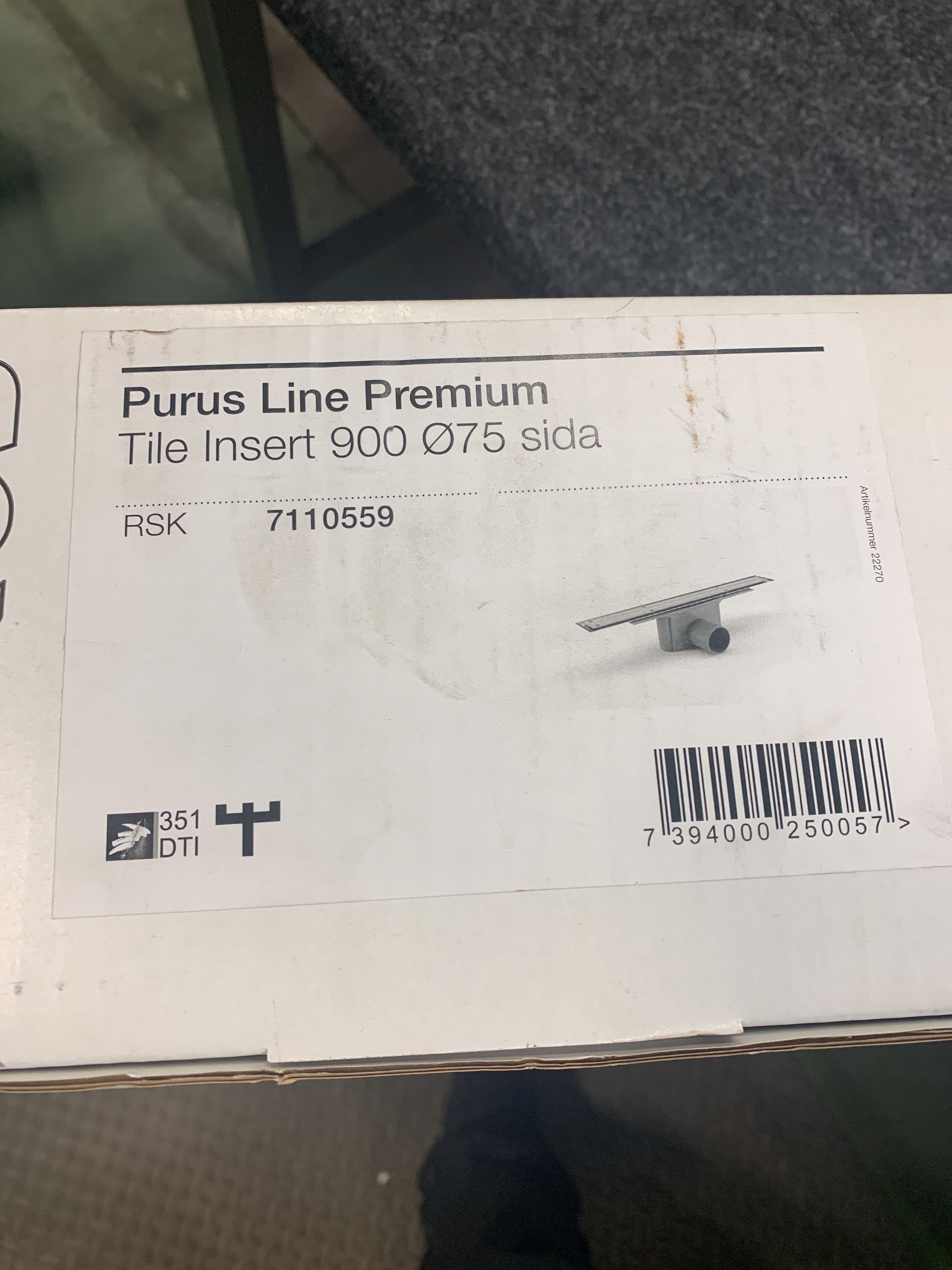 Floor drain Purus Line Premium 900 - PS Auction - We value the future ...