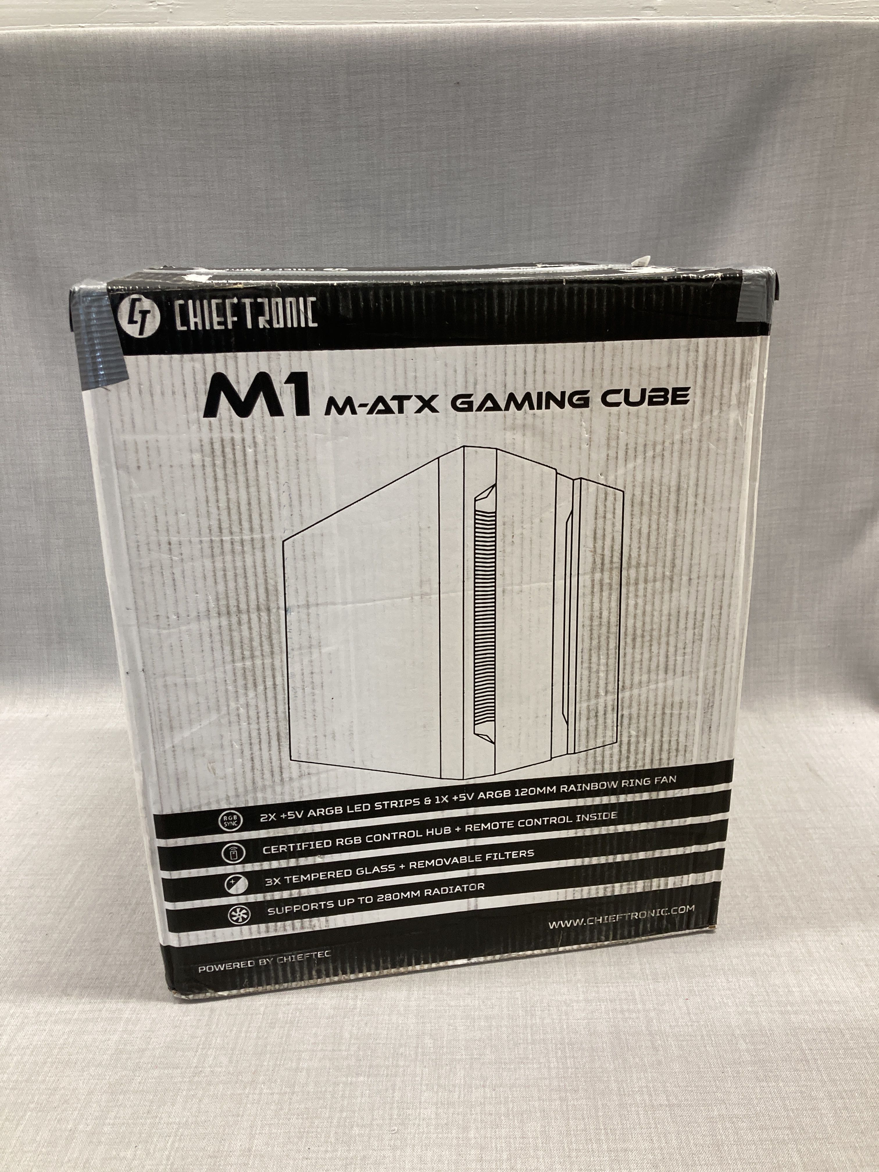 Datorchassi Chieftec M1 Cube Gaming mATX - Auktioner online ...