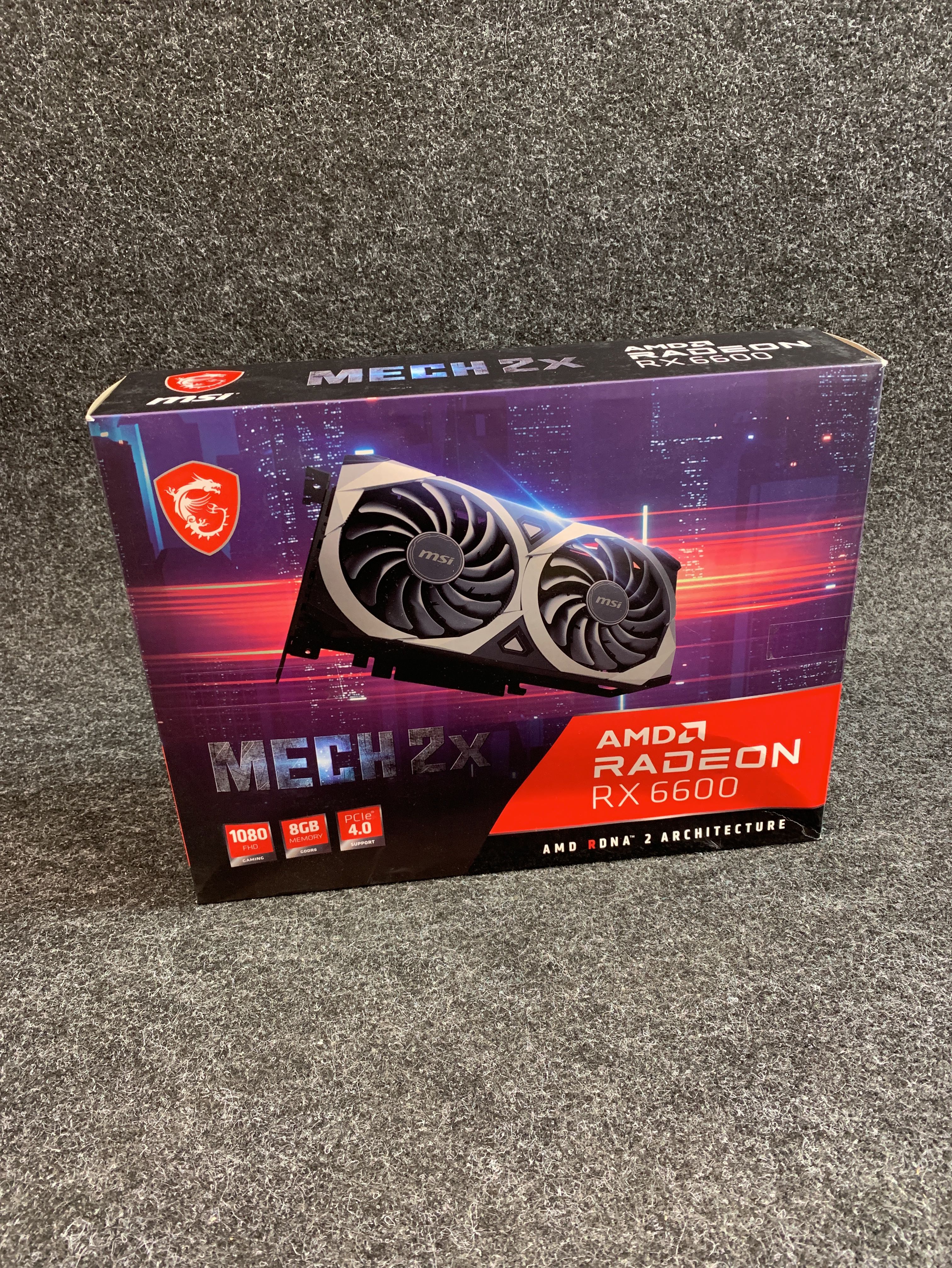 Grafikkort Radeon RX 6600 MECH 2X 8G - Auktioner online - Nätauktioner ...
