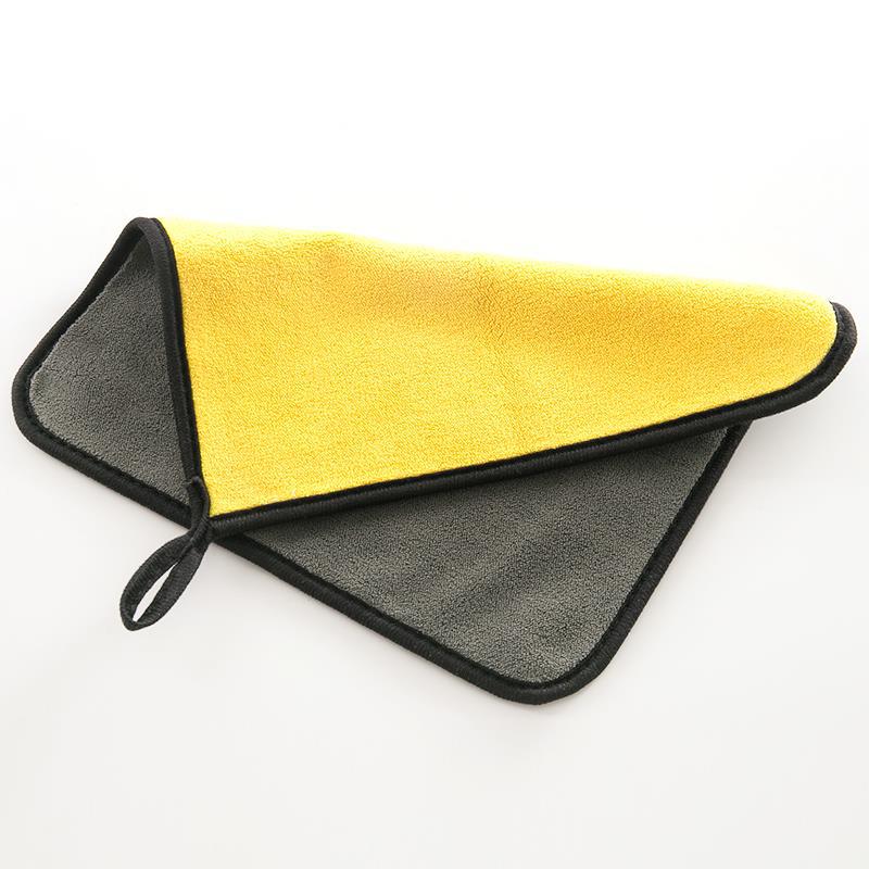 20 pcs Microfiber cloths 40×40 cm 600 GSM – yellow/gray - Free shipping ...