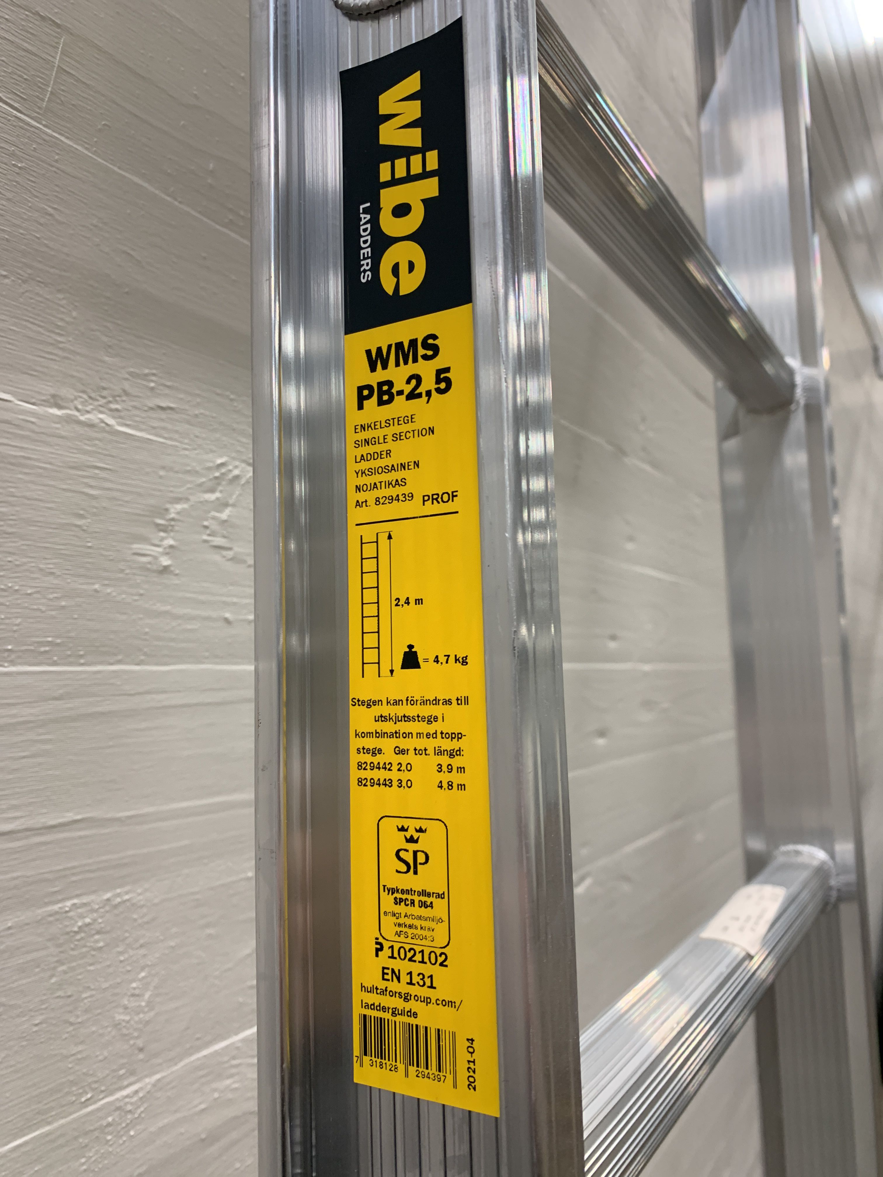 Wibe modular ladder WMS PB-2.5 - PS Auction - We value the future ...