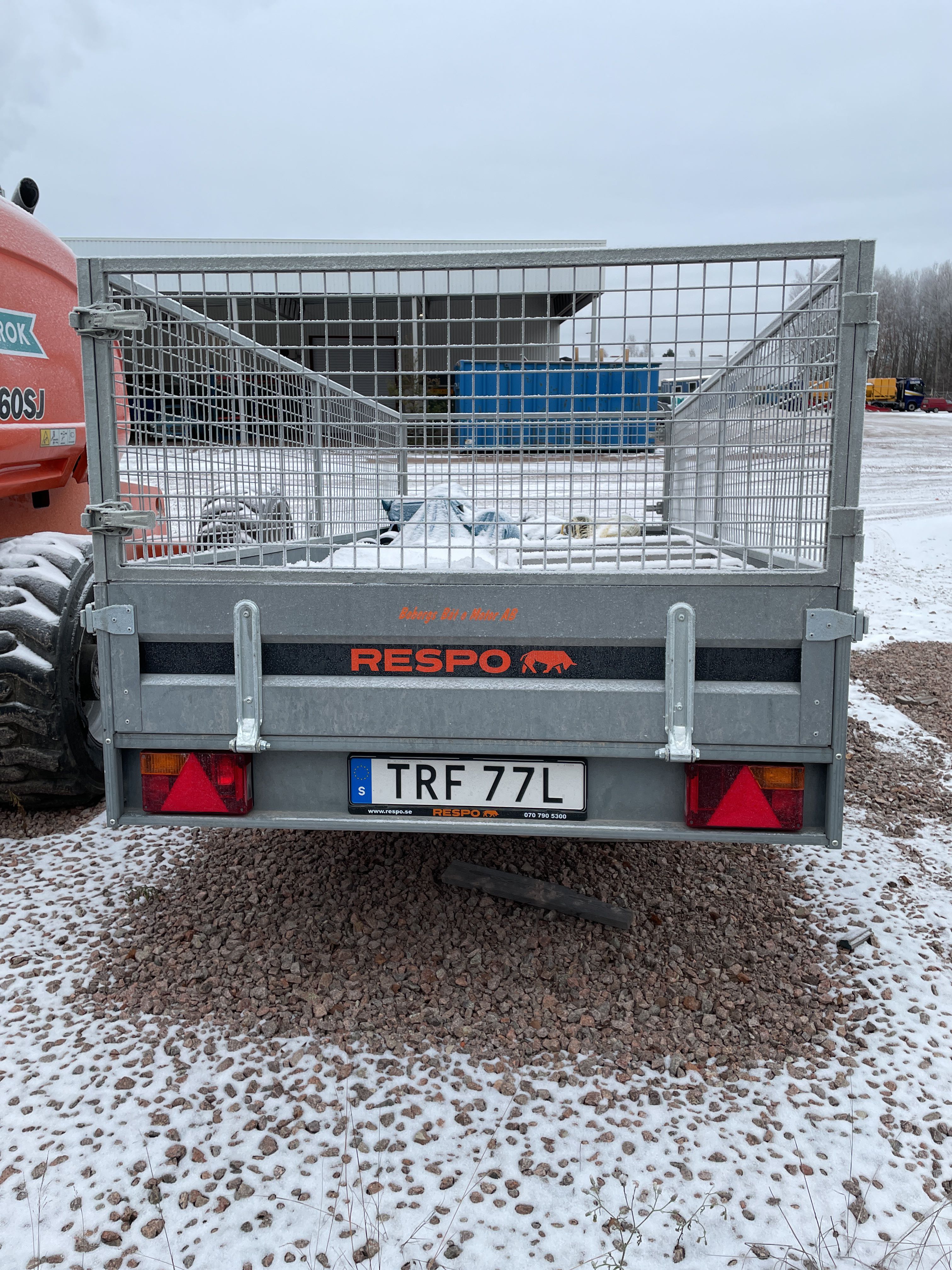 RESPO trailer 750M351L150 RESPO with lattice gates 2021 - PS Auction ...