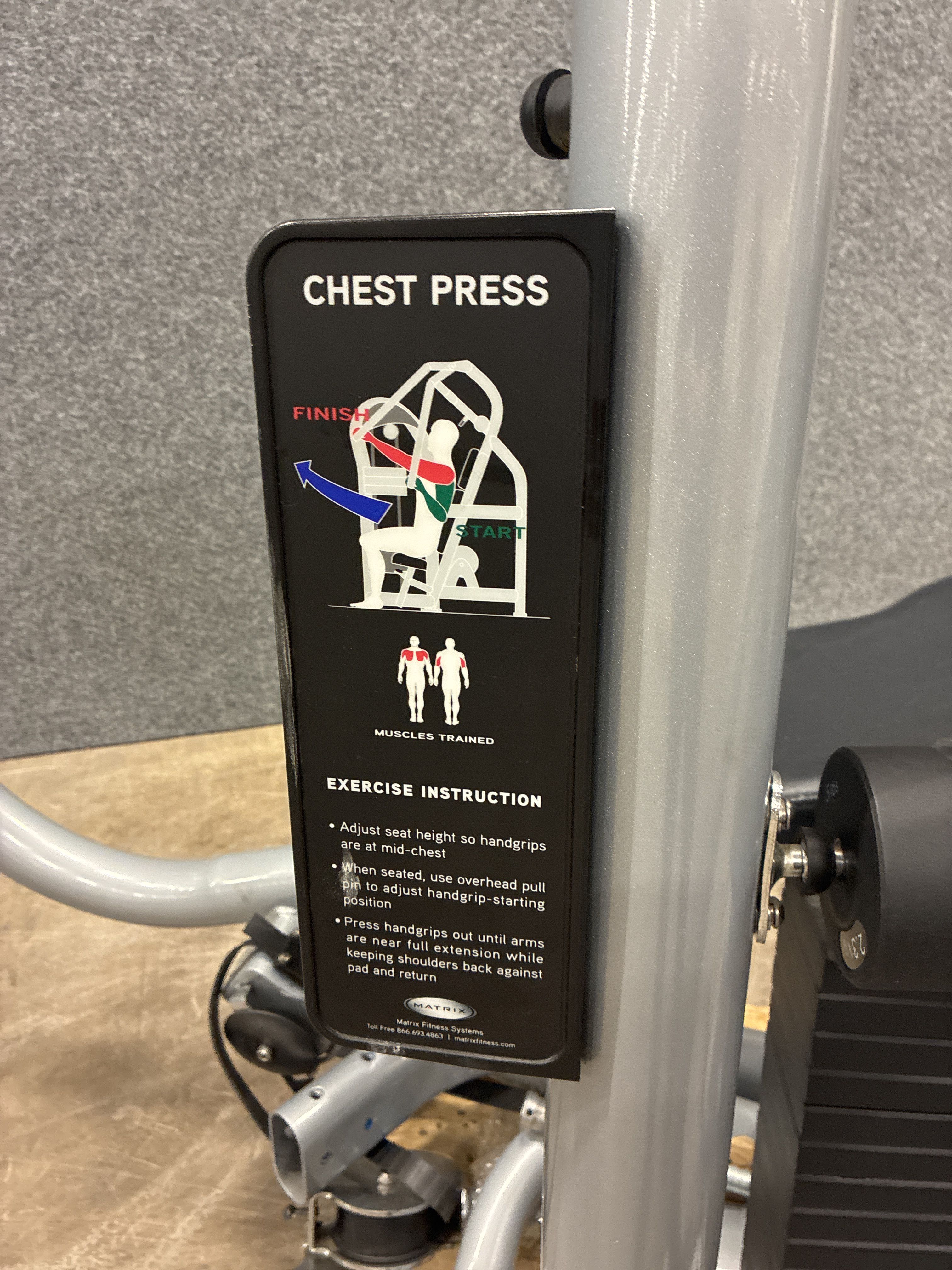 Bröstpress / Chest press, Matrix - Auktioner online - Nätauktioner ...