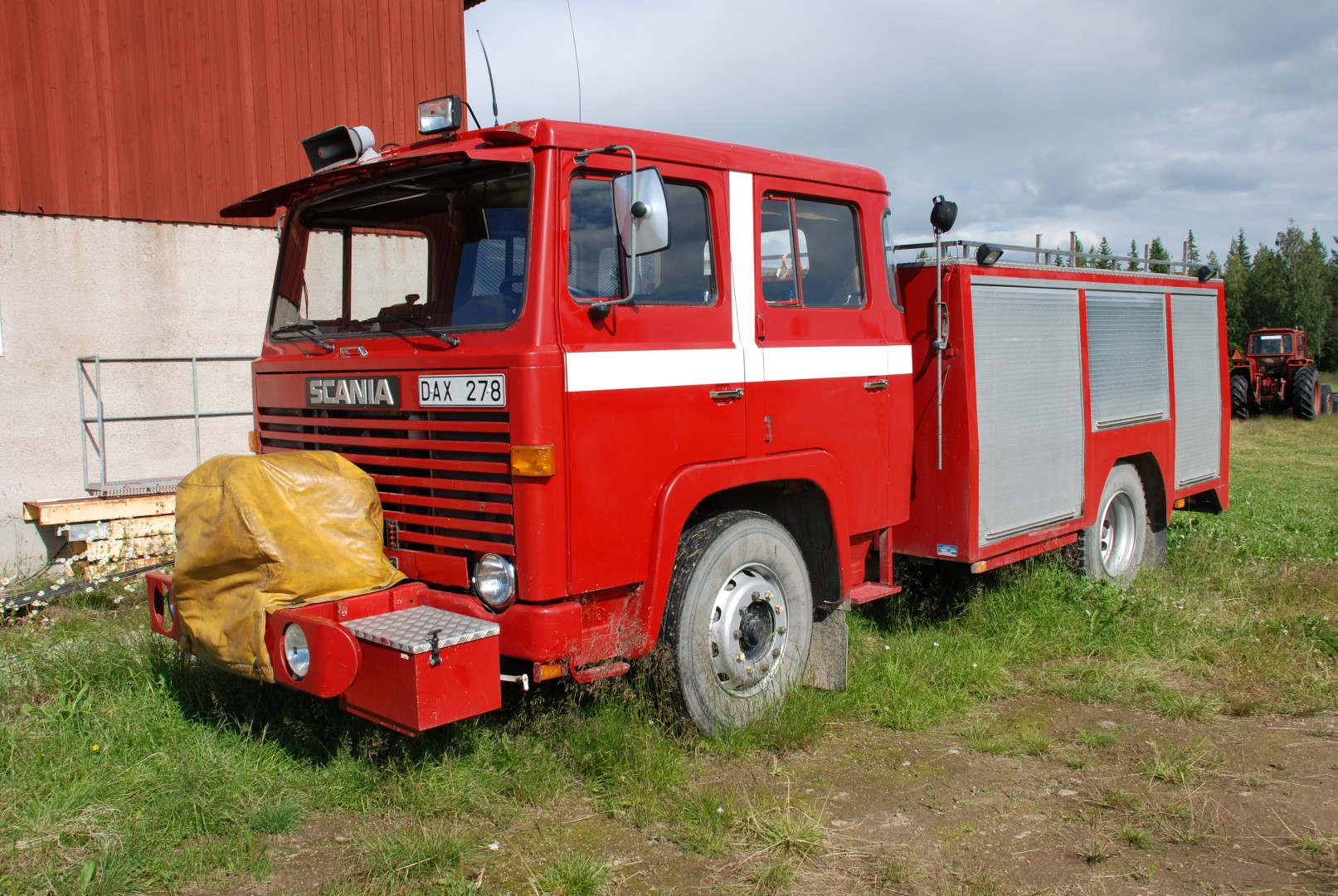 Fire truck Scania LB 81 S 38 -1978 with power 230 / 380V (4300mil) #NEW ...