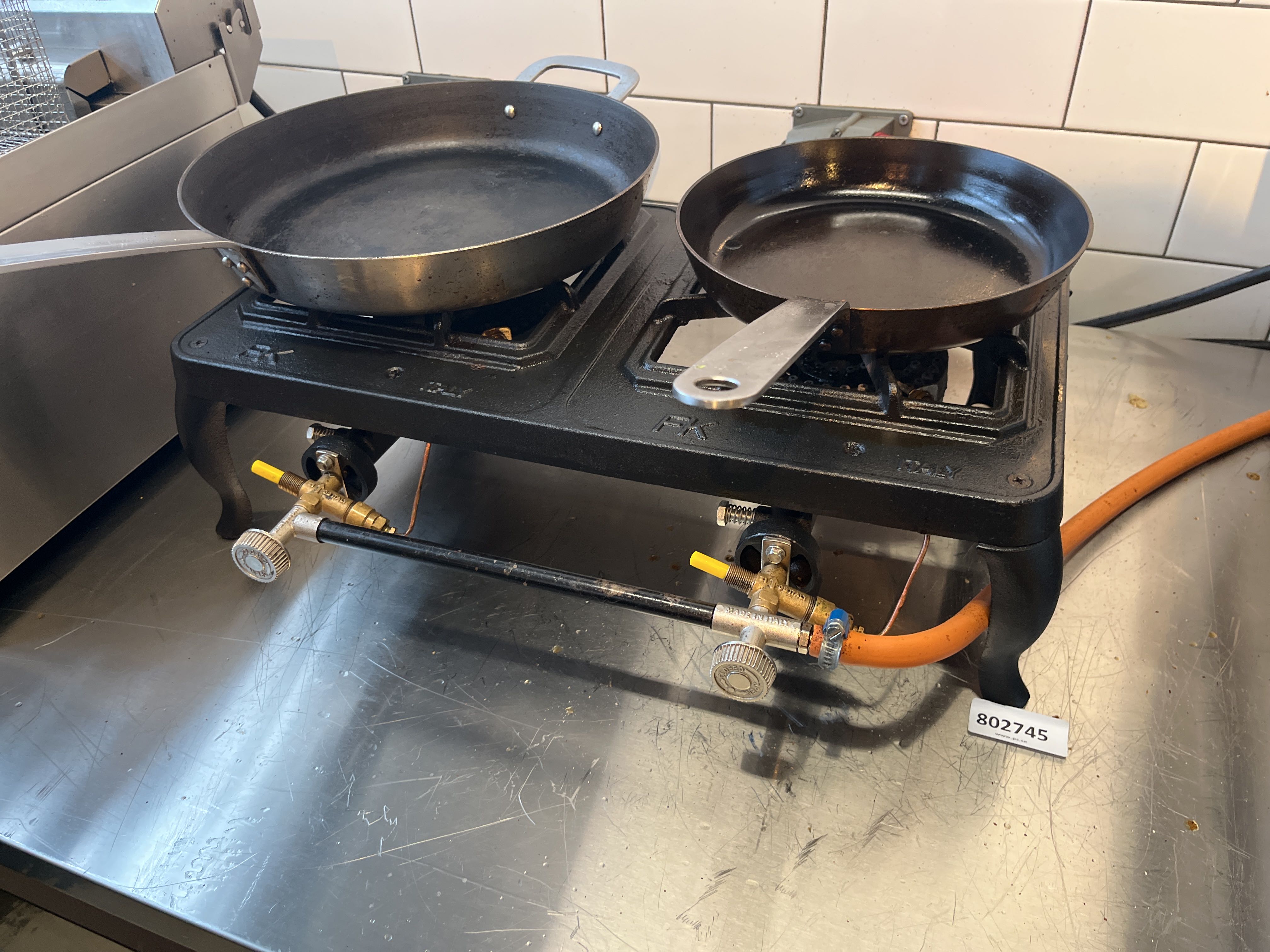 Gasbrännare dubbel FK inkl. gasoltub - Auktioner online - Nätauktioner ...