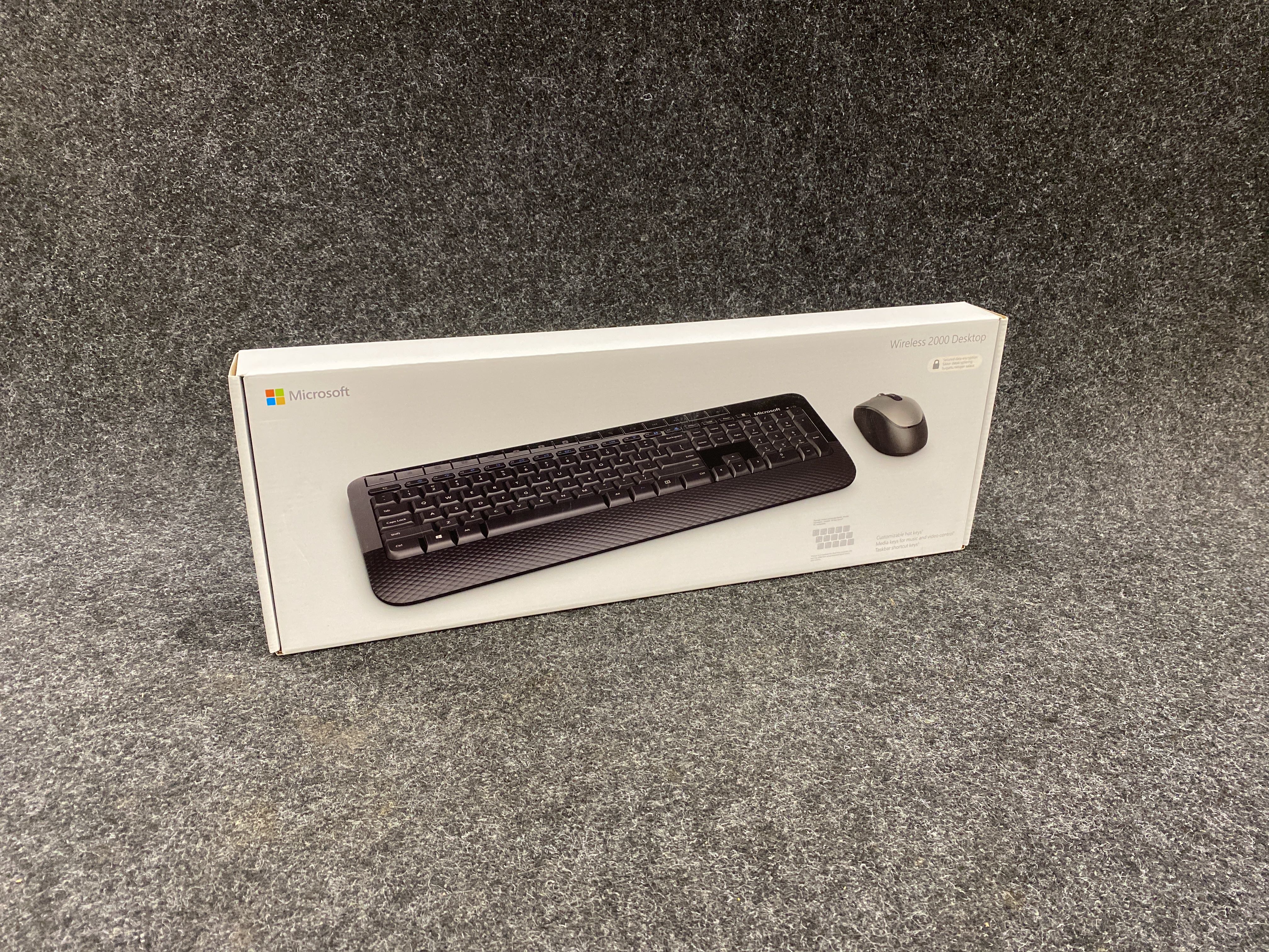 Tangentbord & mus Microsoft Wireless 2000 Desktop - Auktioner online ...