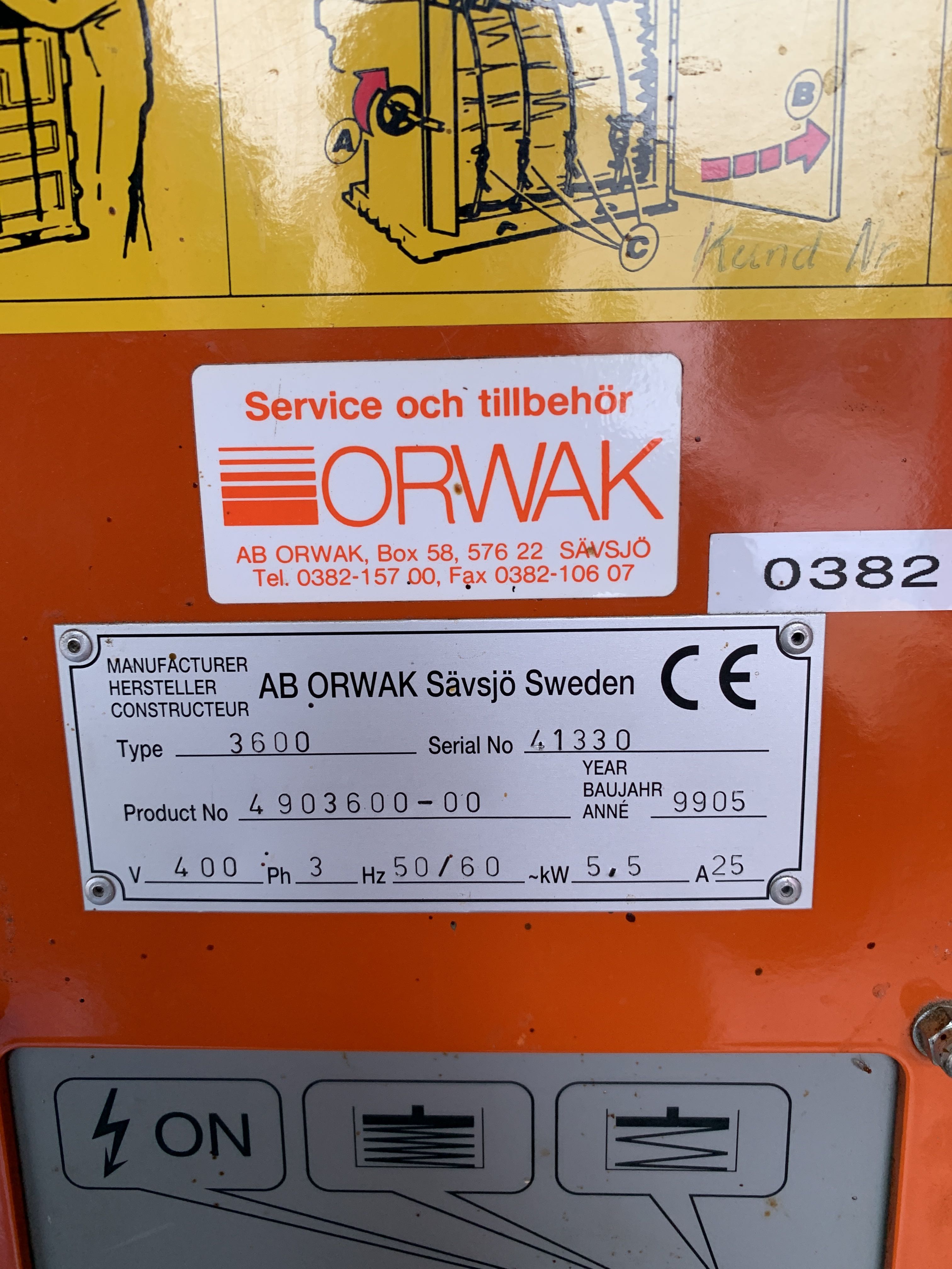 Compactor Orwak 3600 - PS Auction - We value the future - Largest in ...