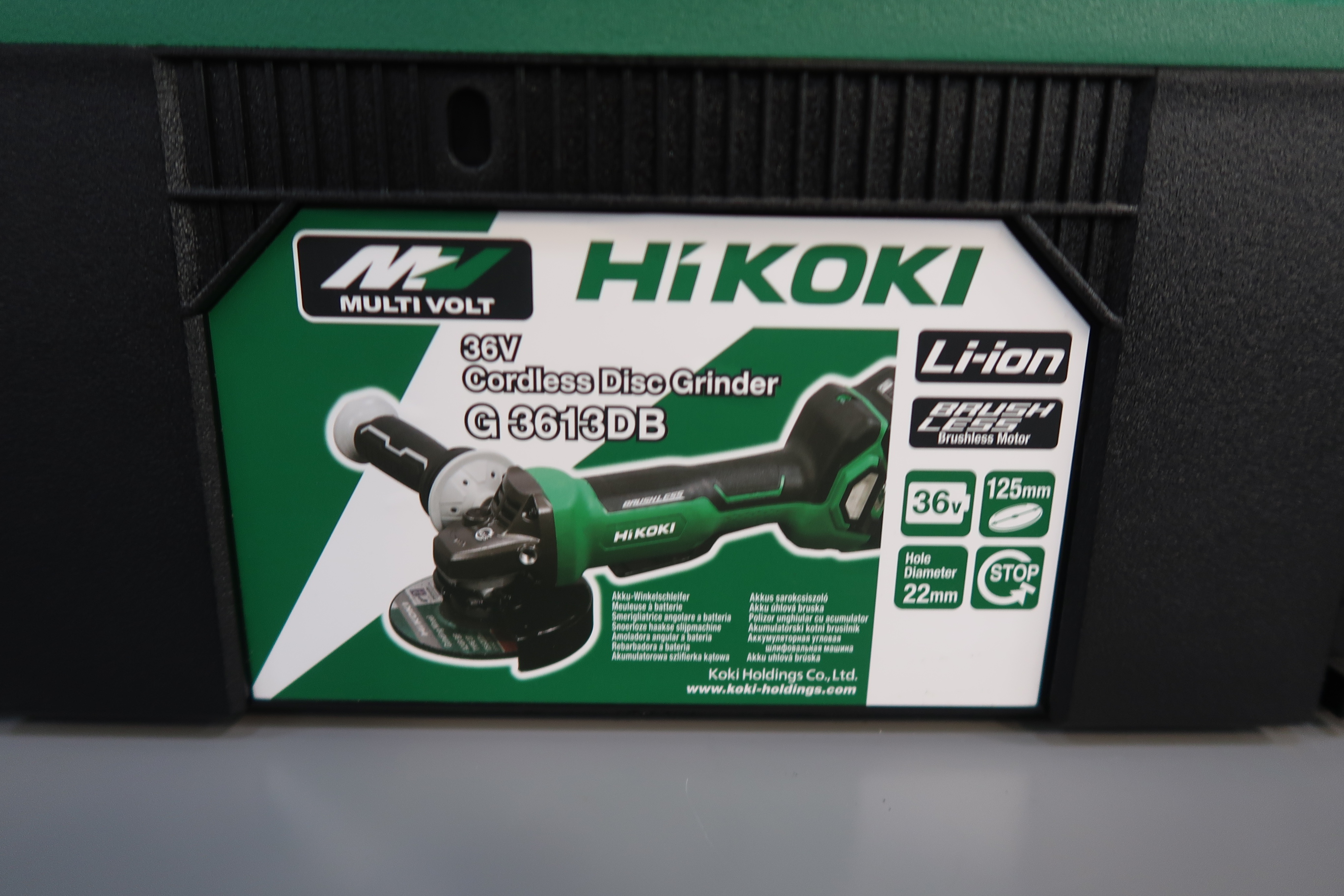 Vinkelslip HiKOKI G3613DB Ø125 mm - Auktioner online - Nätauktioner ...