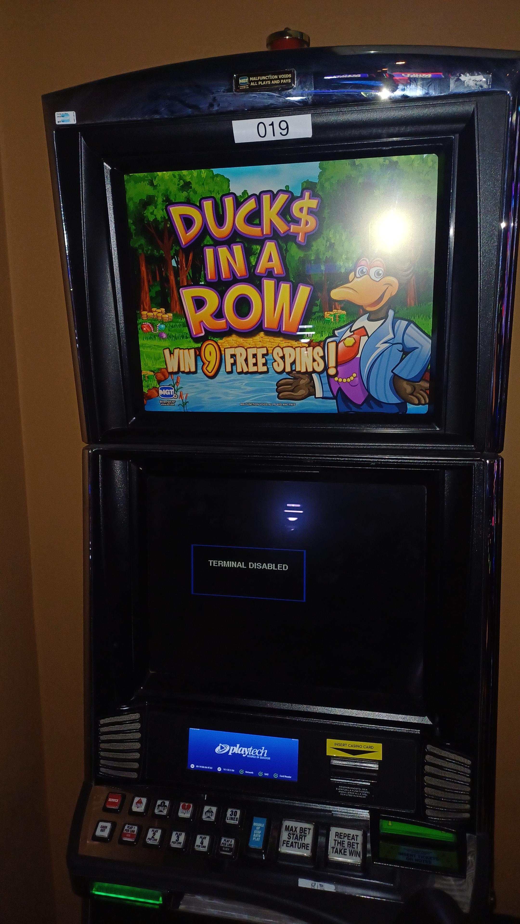 Spelautomat IGT Trimline – Ducks in a row (2015) - Auktioner online ...