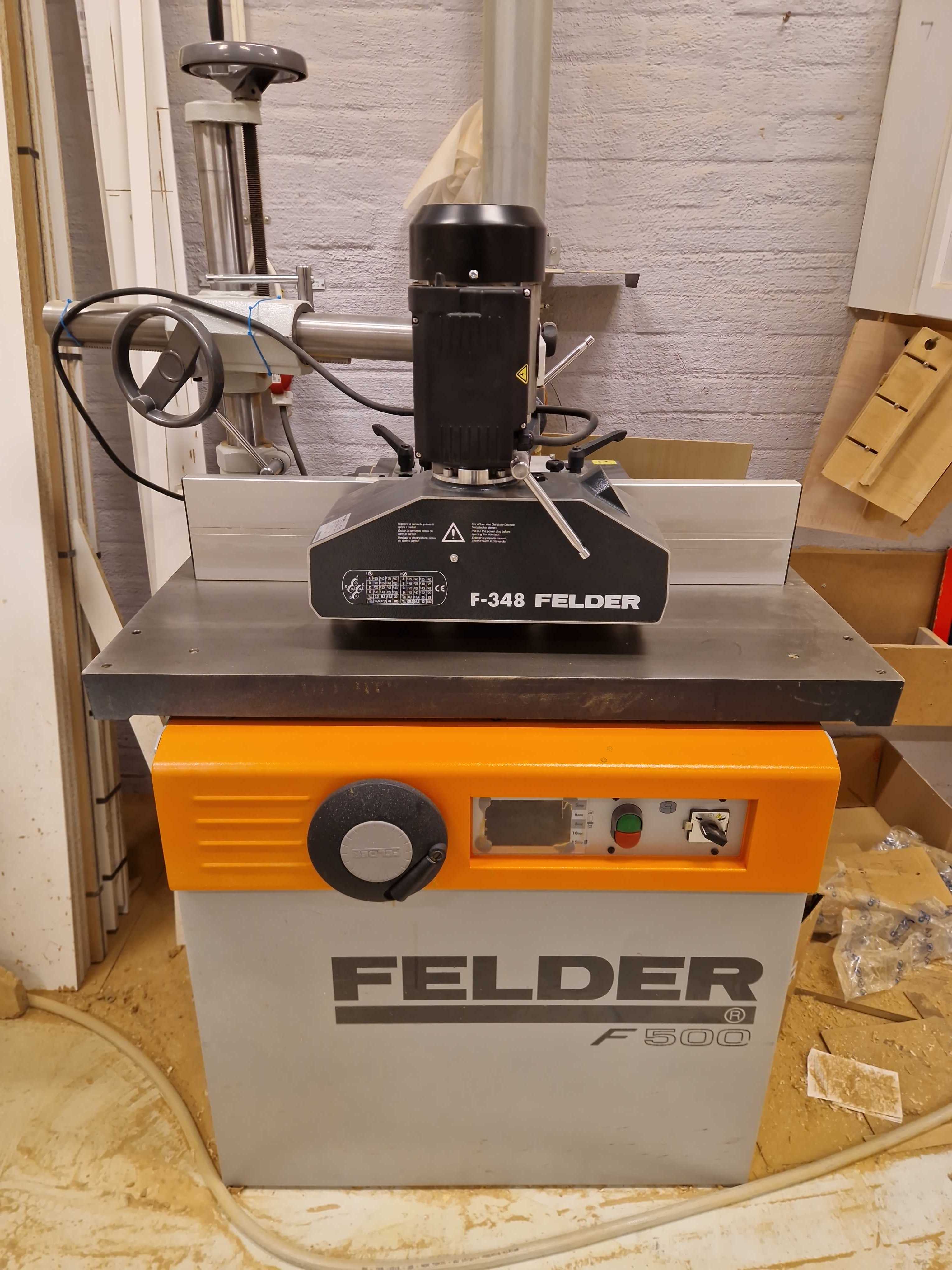 Bordsfräs Felder F 500 med matarverk F-348 - Auktioner online ...