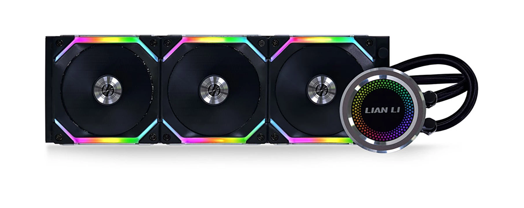 RGB-vattenkylare med ARGB-fläktar Lian Li Galahad SL Edition 360 RGB ...