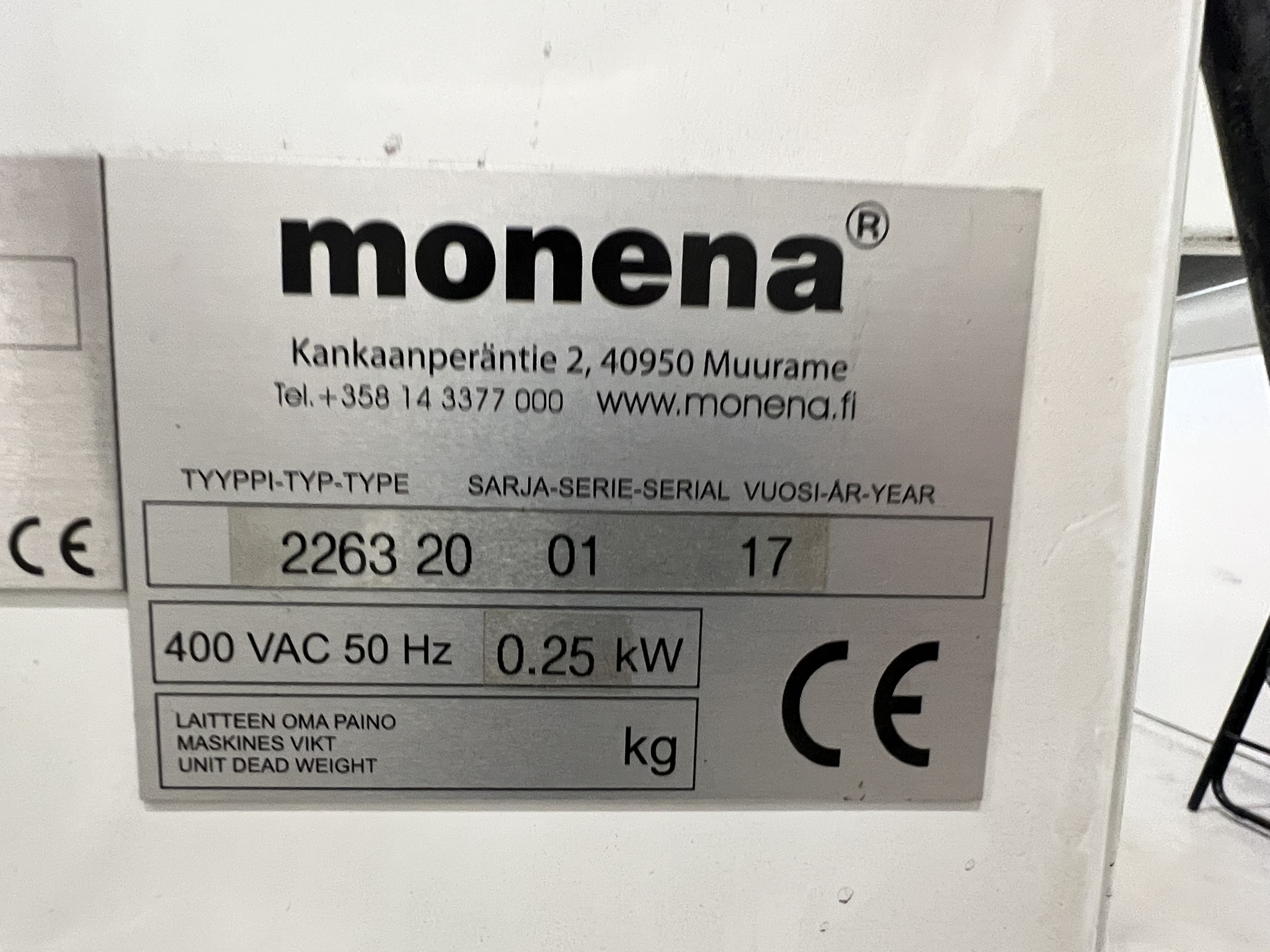 Mattkapningsmaskin Monena - Auktioner online - Nätauktioner ...