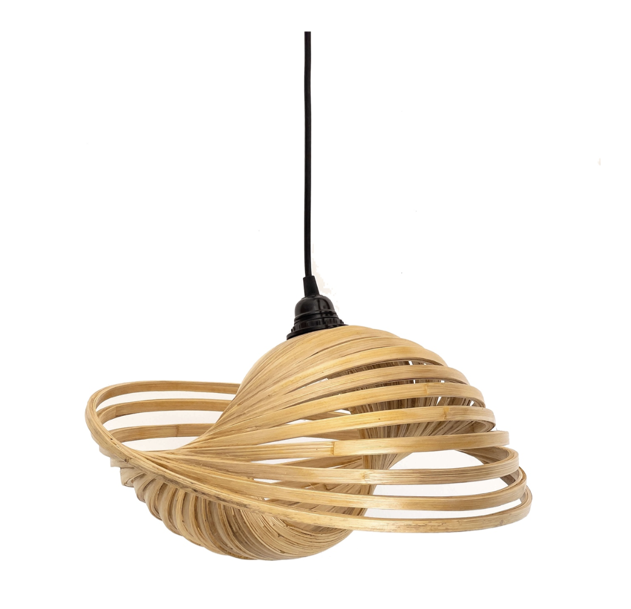 Ceiling lamp, – Grace of Bali, Verza Dua, bamboo, 300 x 300 x 150 mm - PS Auction - We value the ...