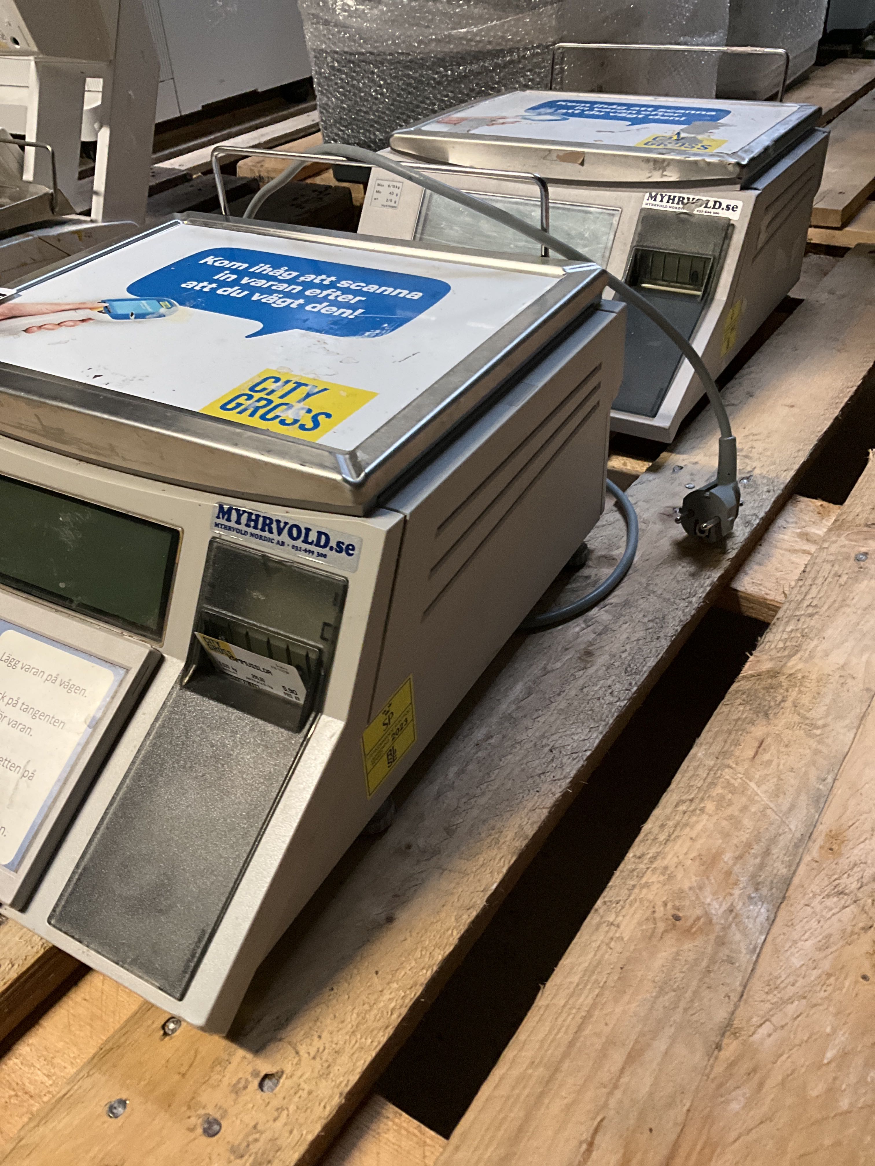 2 st digitalvågar BIZERBA modell SC II 100 - Auktioner online ...