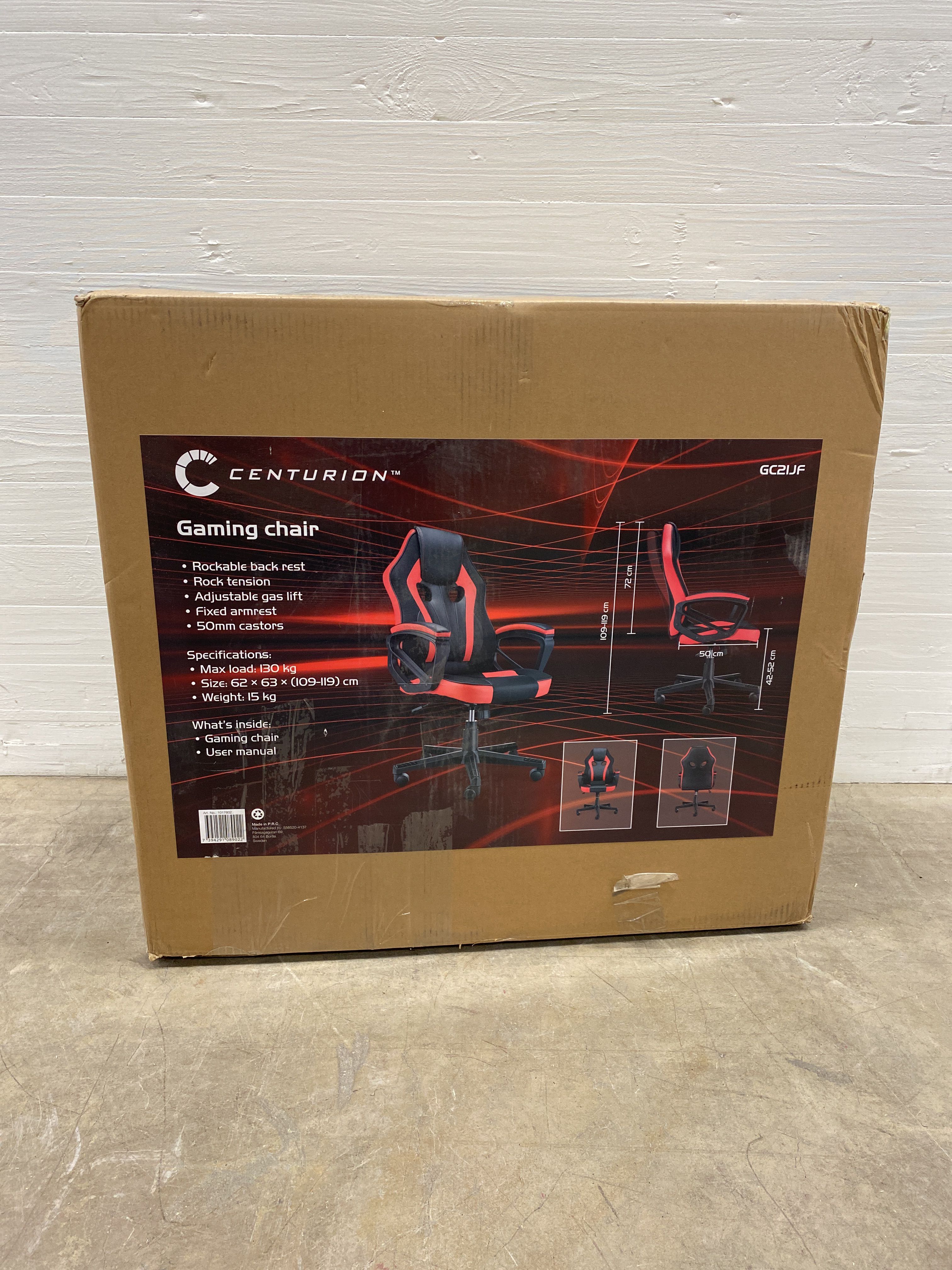 Gaming chair Centurion GC21JF - PS Auction - We value the future ...