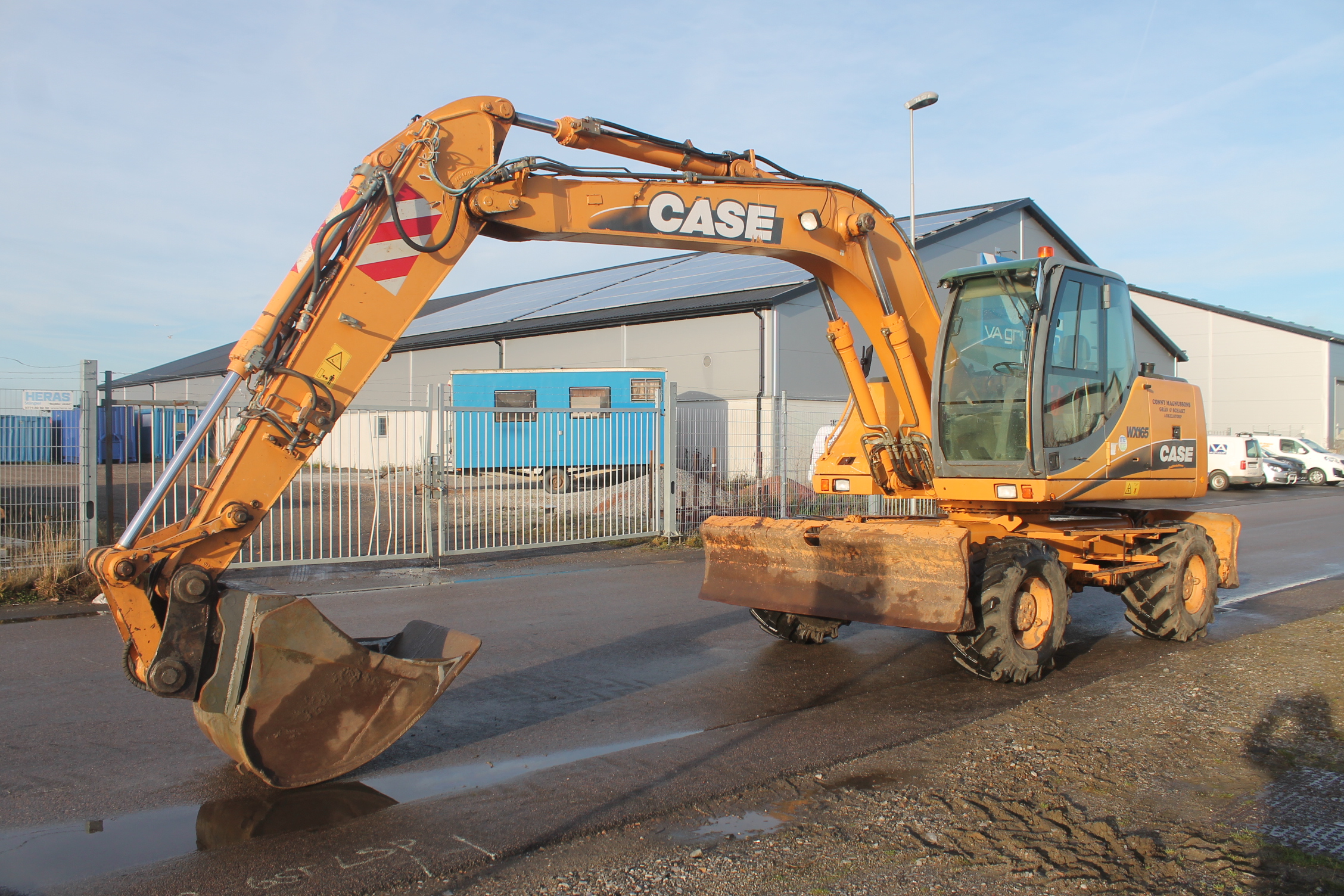 Wheel excavator CASE WX165, 2004 - PS Auction - We value the future ...