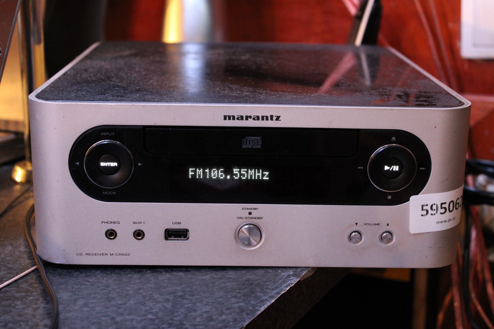 Stereo Marantz M-CR502 med 4st högtalare - Nätauktioner ...