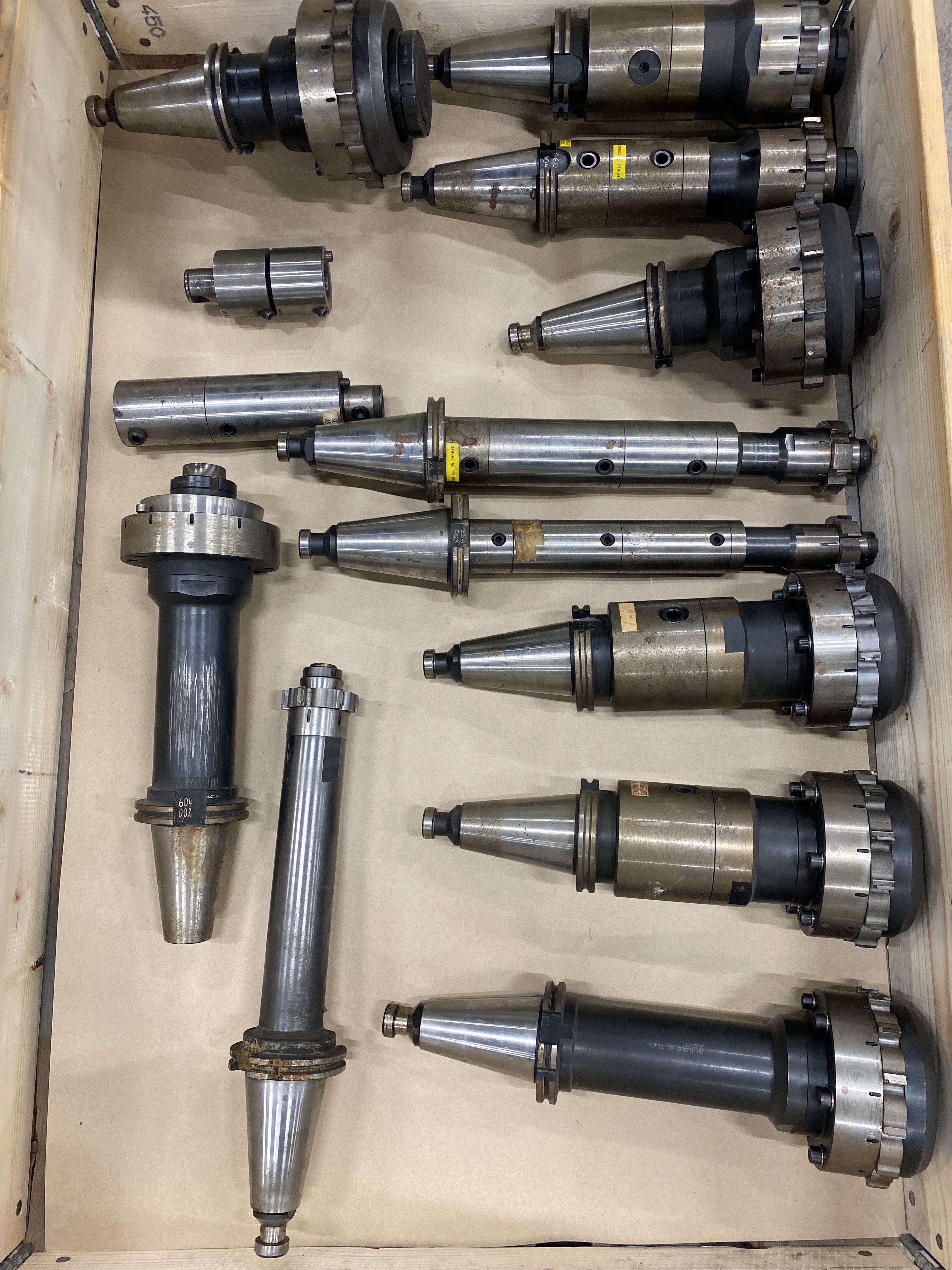 Assortment CNC tools, tool holder ISO50 (changer) - PS Auction - We ...