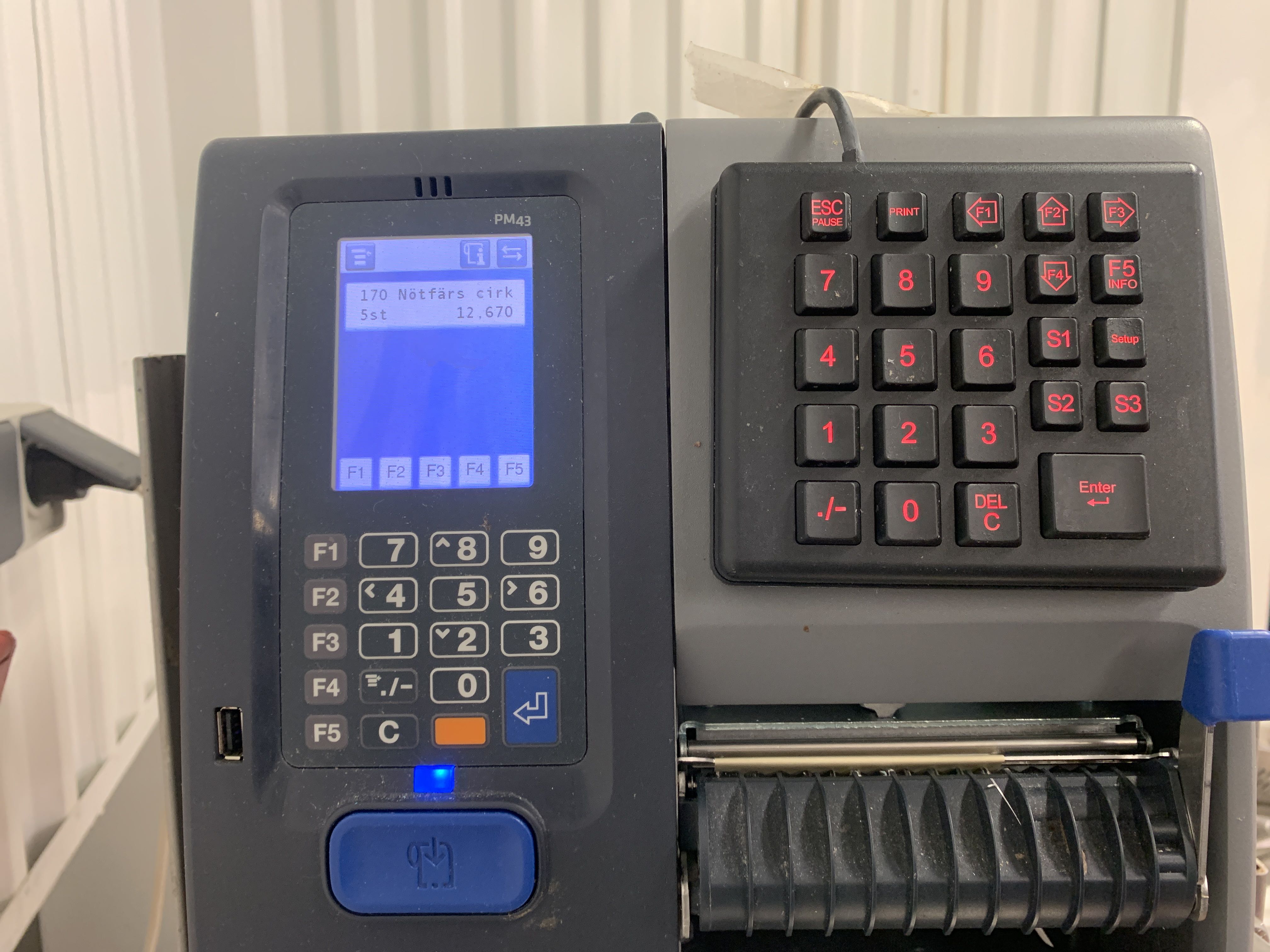 Våg med etikettskrivare Mettler Toledo, Intermec - Auktioner online ...