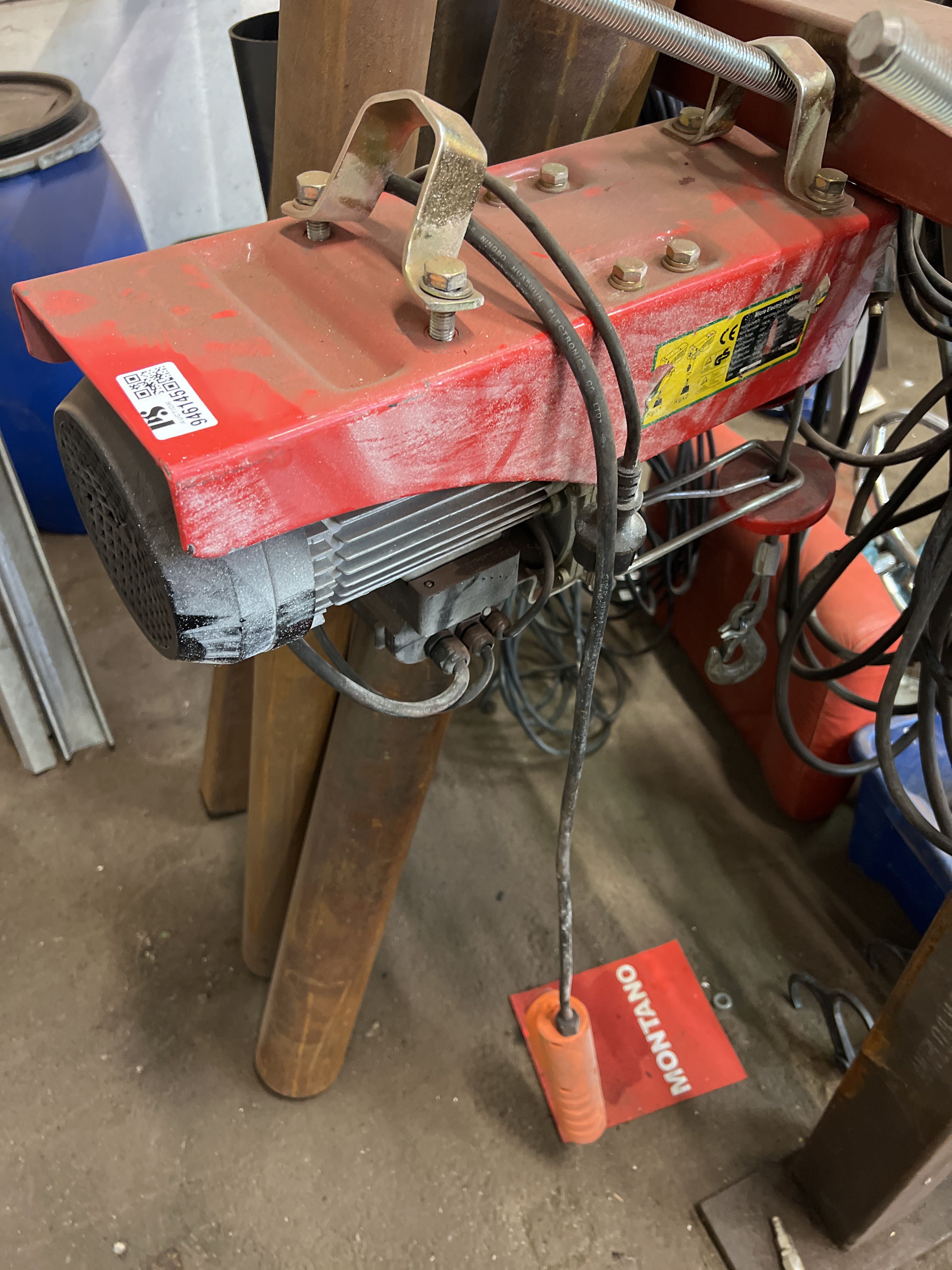 El-talja, 1000kg - Auktioner online - Nätauktioner & Konkursauktioner ...