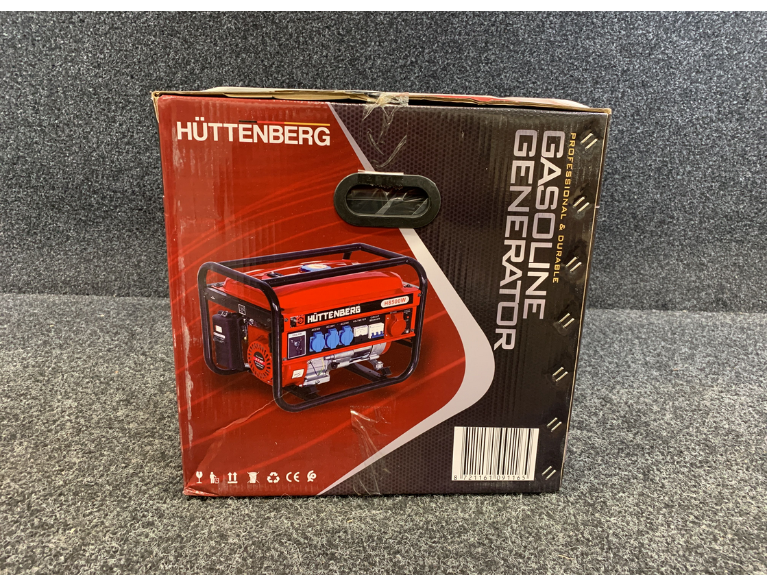 Gasoline-driven generator/power plant 2.5 kW - Hüttenberg H8500W - PS ...