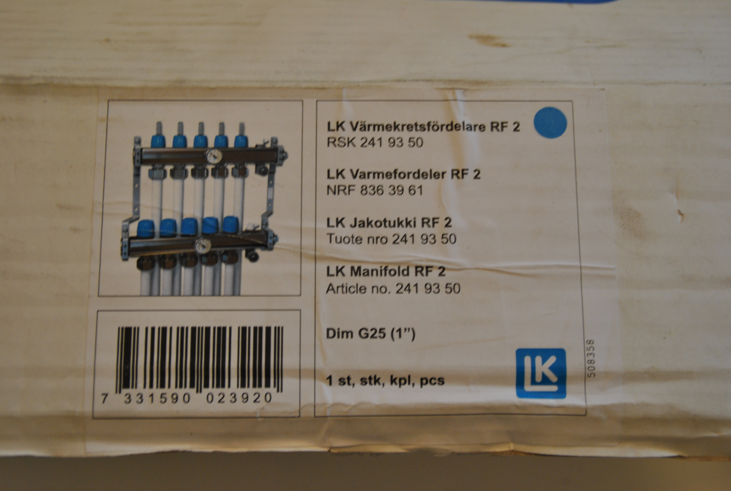 Värmekretsfördelare LK RF 2 - Auktioner online - Nätauktioner ...