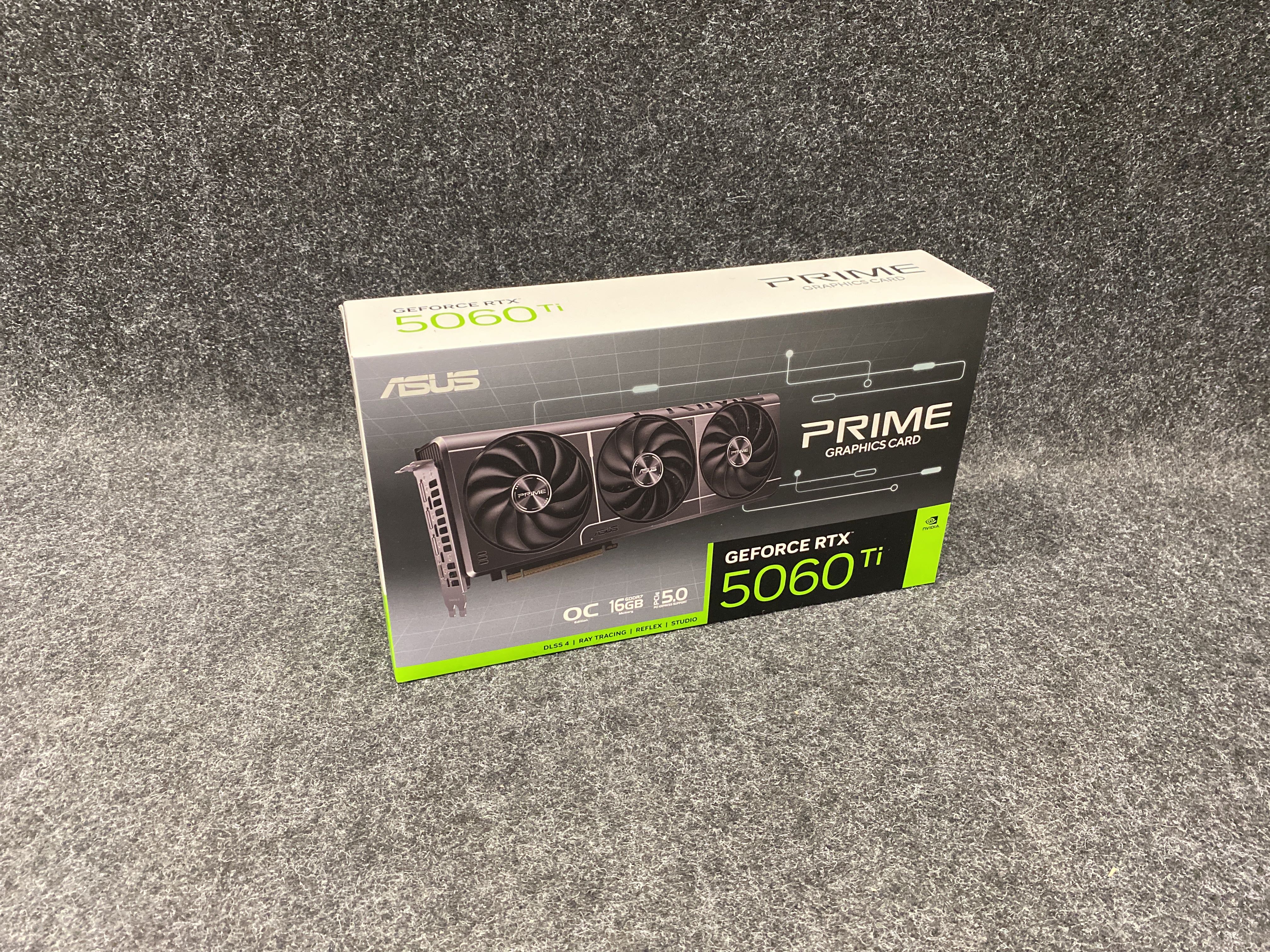 Graphics card ASUS PRIME GeForce RTX 5060 Ti OC - PS Auction - We value ...