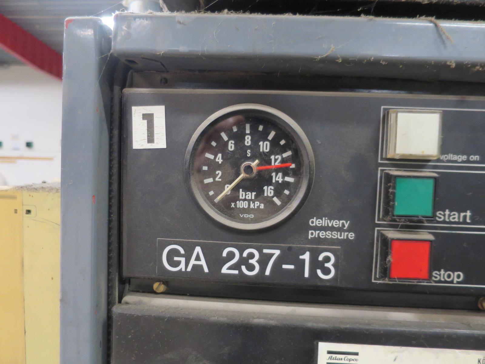 Atlas Copco screw compressor GA37VSD FF - PS Auction - We value the ...