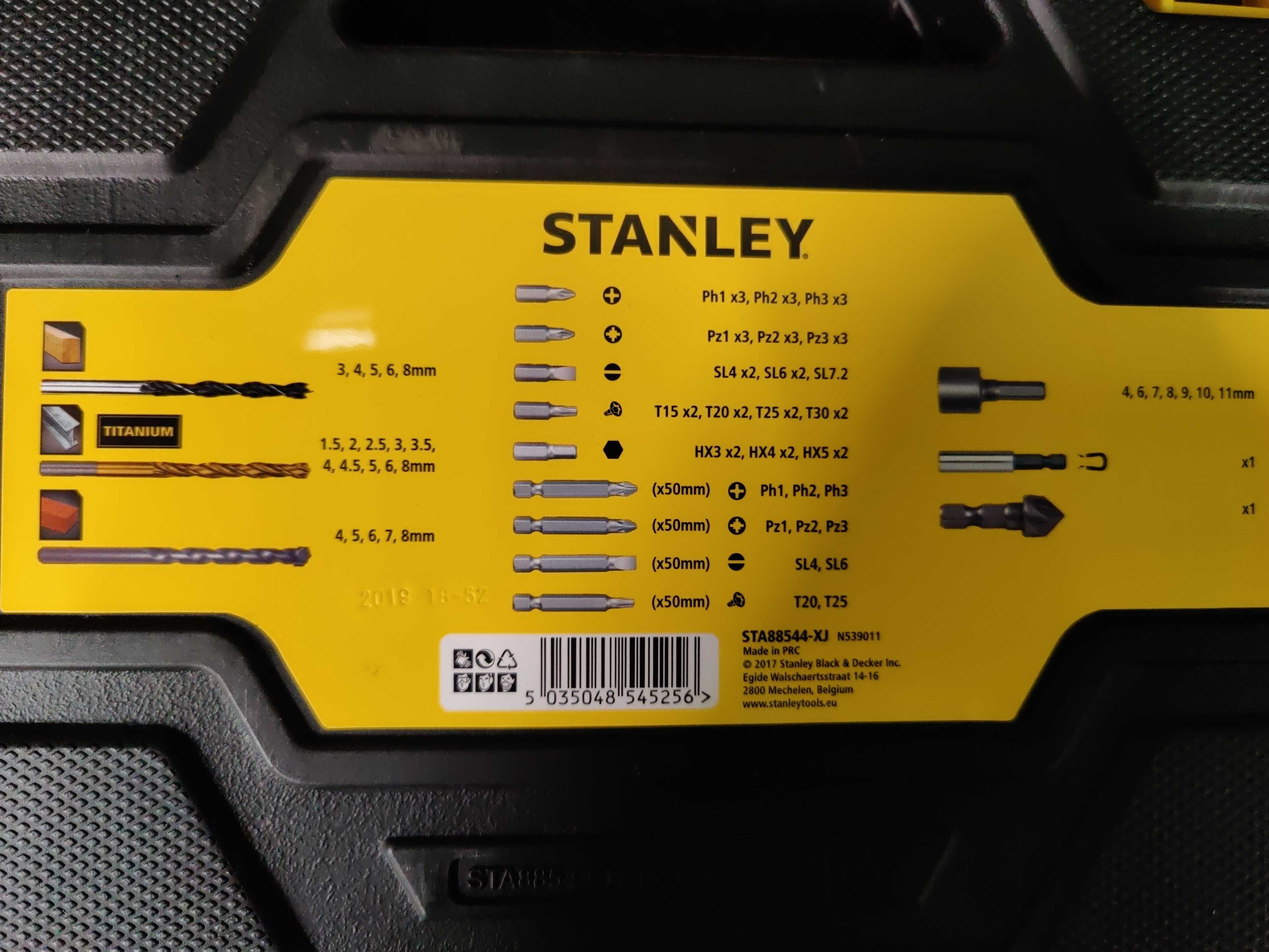Drill and bit set Stanley 76 parts - PS Auction - We value the future ...