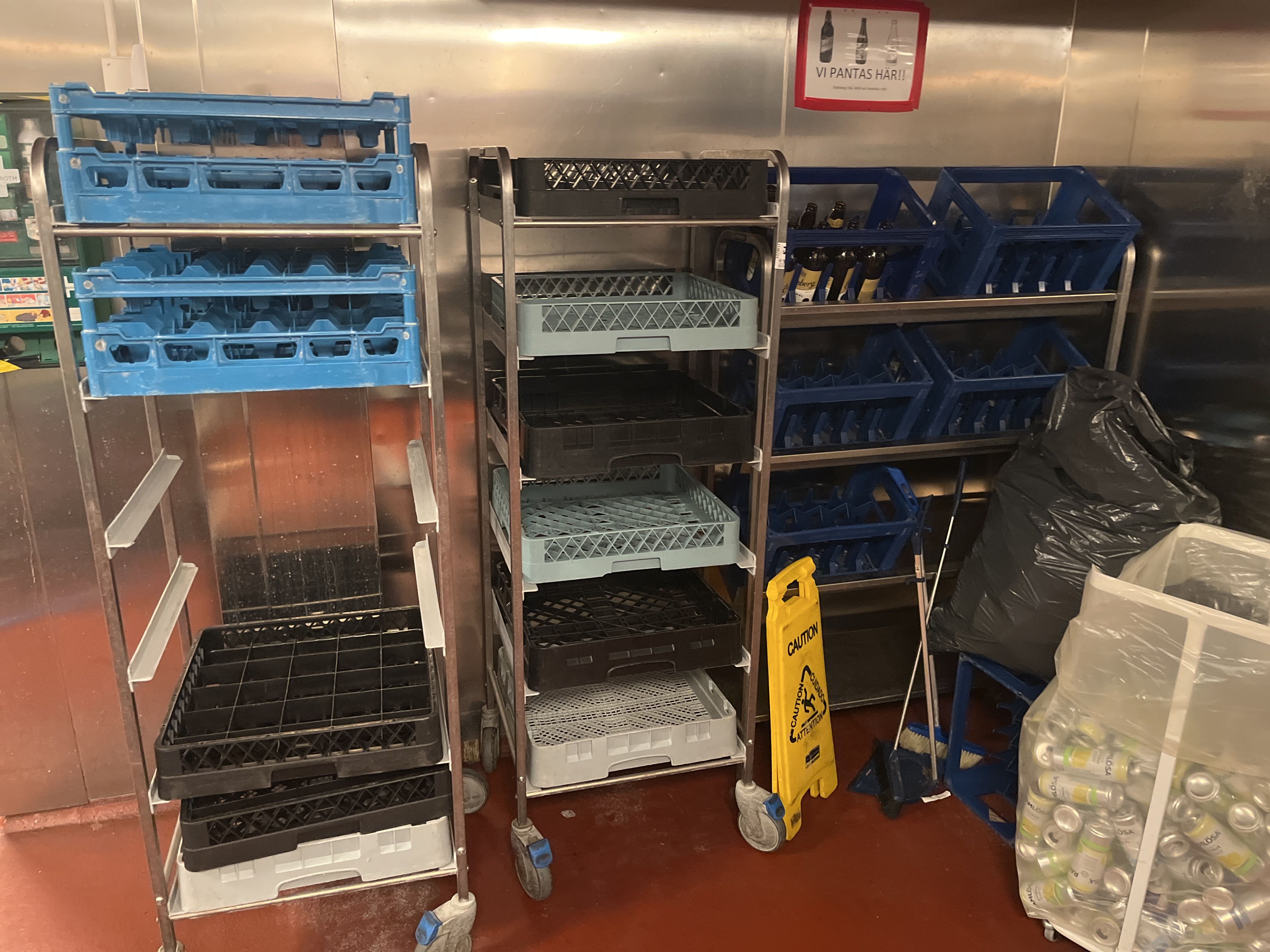 Back trolleys 2 pcs and stainless shelf for backs - PS Auction - We ...