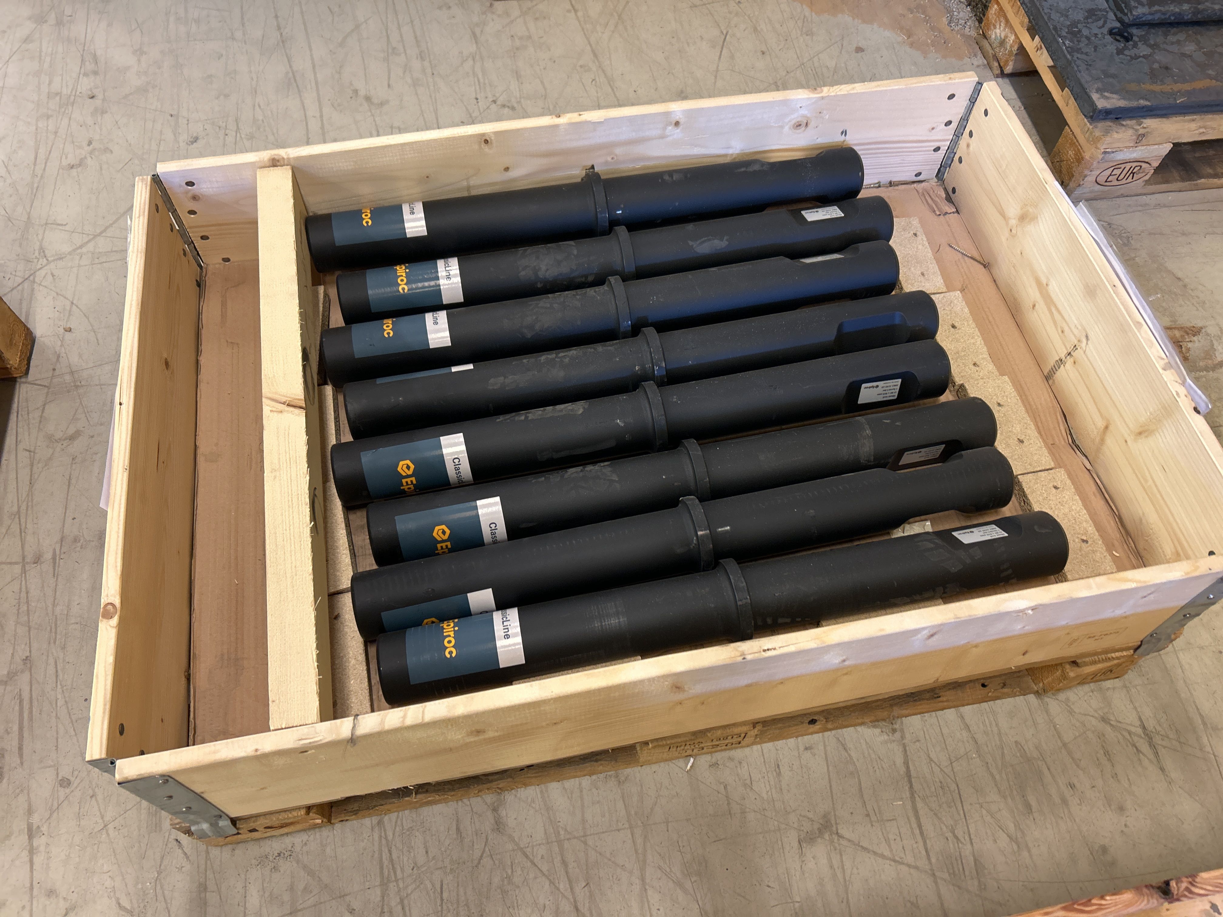 Pall med 8st Blunt Tools - Epiroc ClassicLine - Auktioner online ...