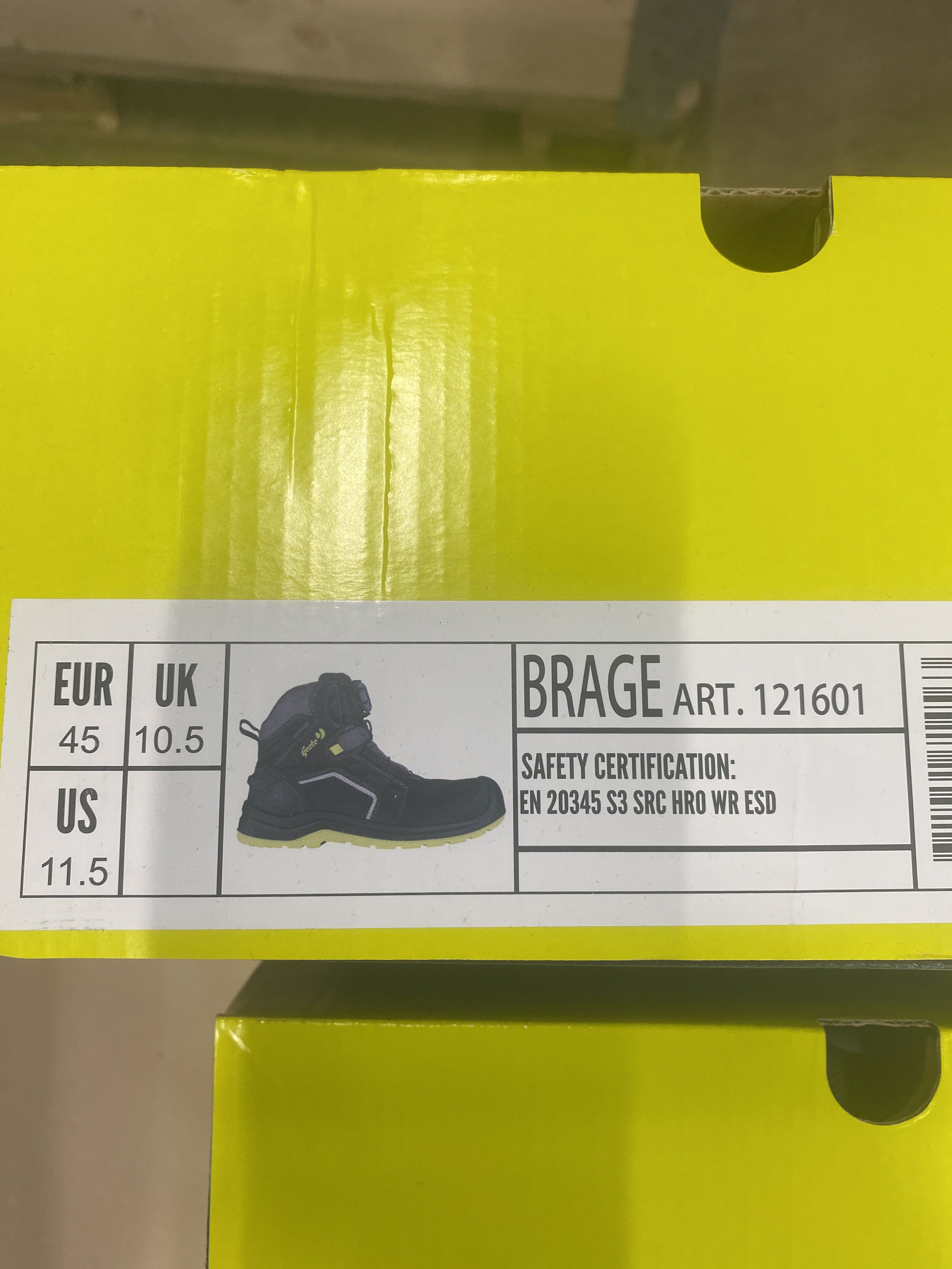 Protective boot Brage with boa & waterproof membrane S3, Size 45 - PS ...