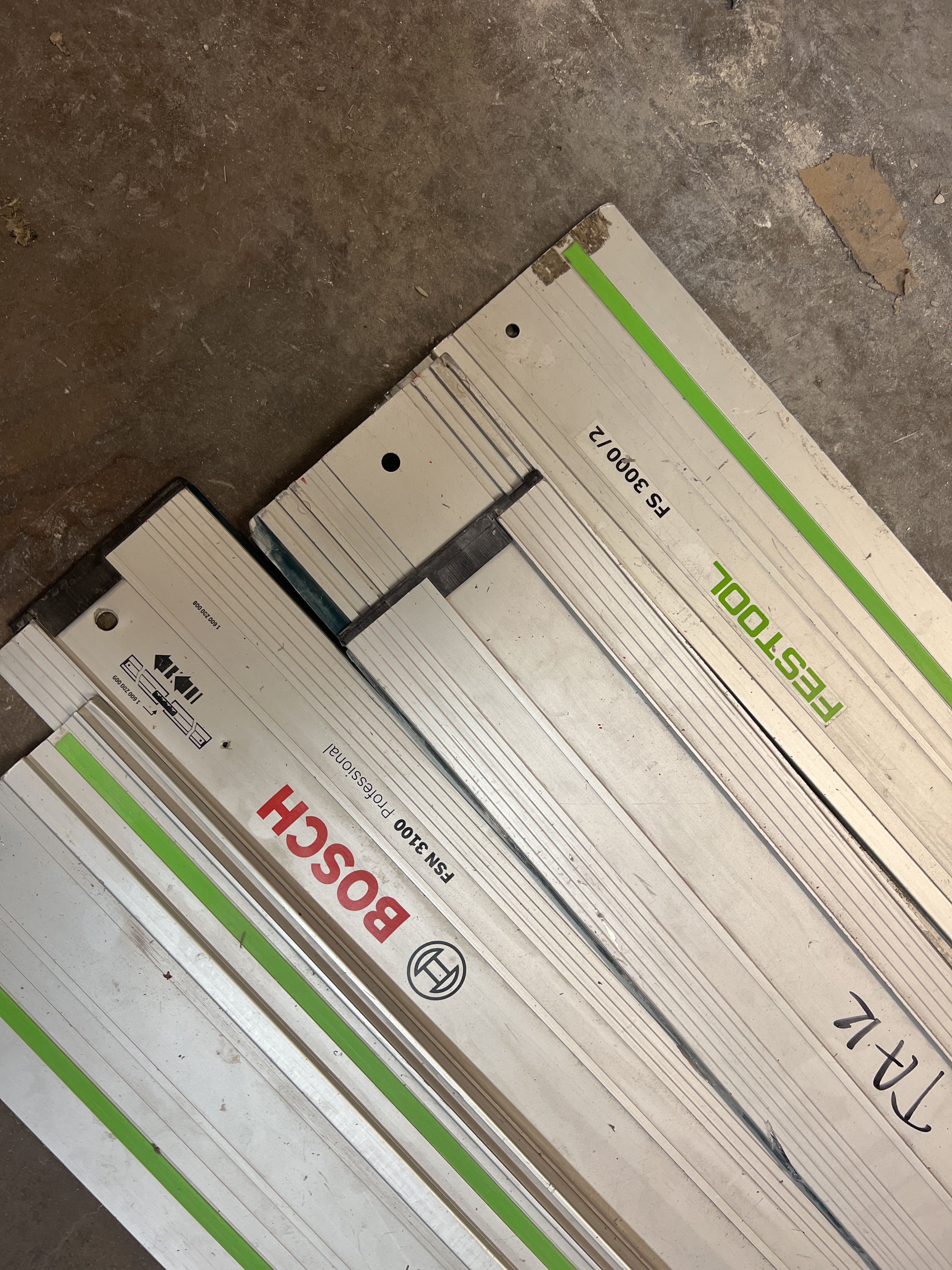 Guide rails Bosch/festool 10 pcs - PS Auction - We value the future ...