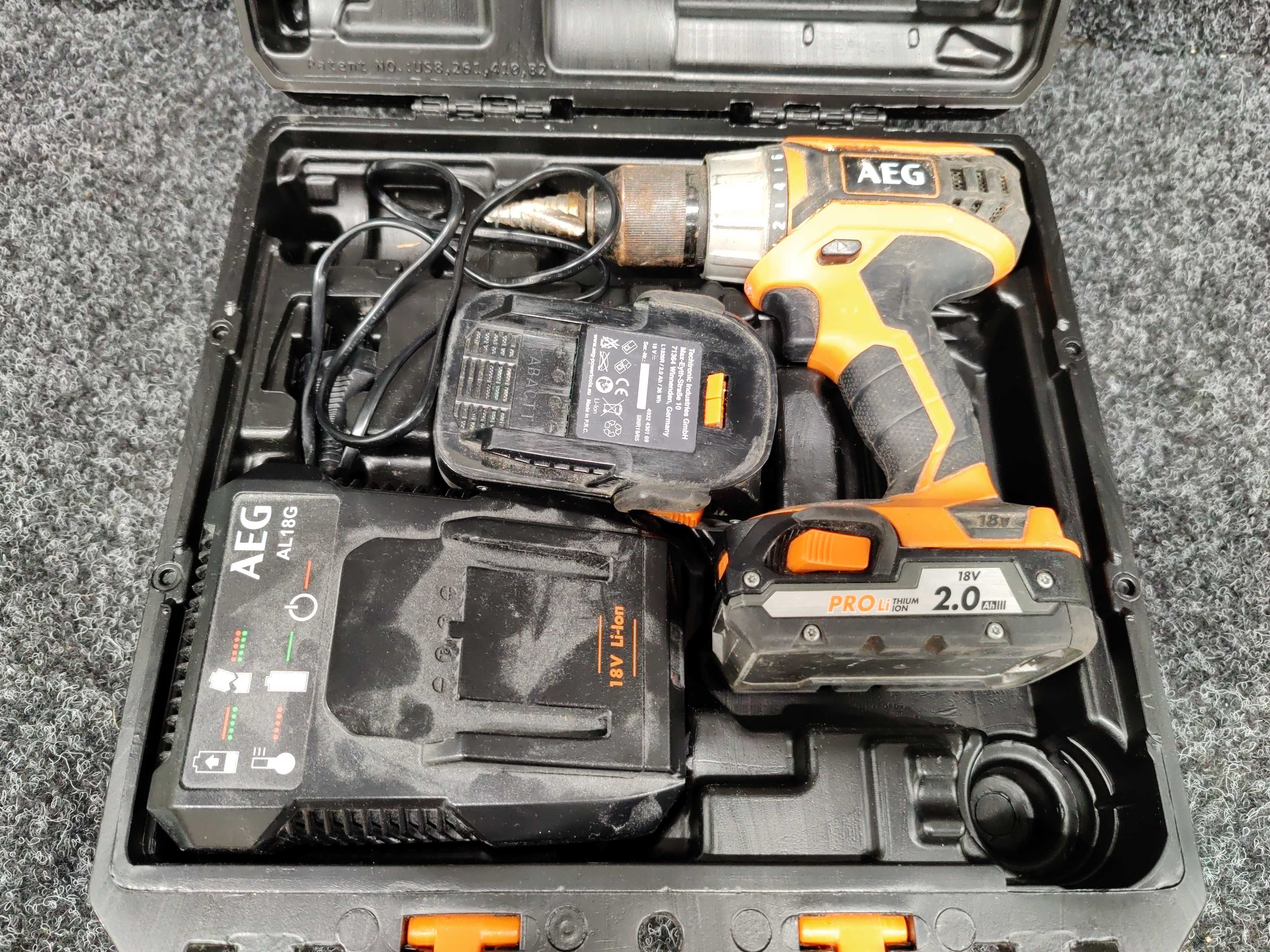 Slagborrmaskin AEG Powertools BS18C2 LI-202C - Auktioner online - Nätauktioner ...