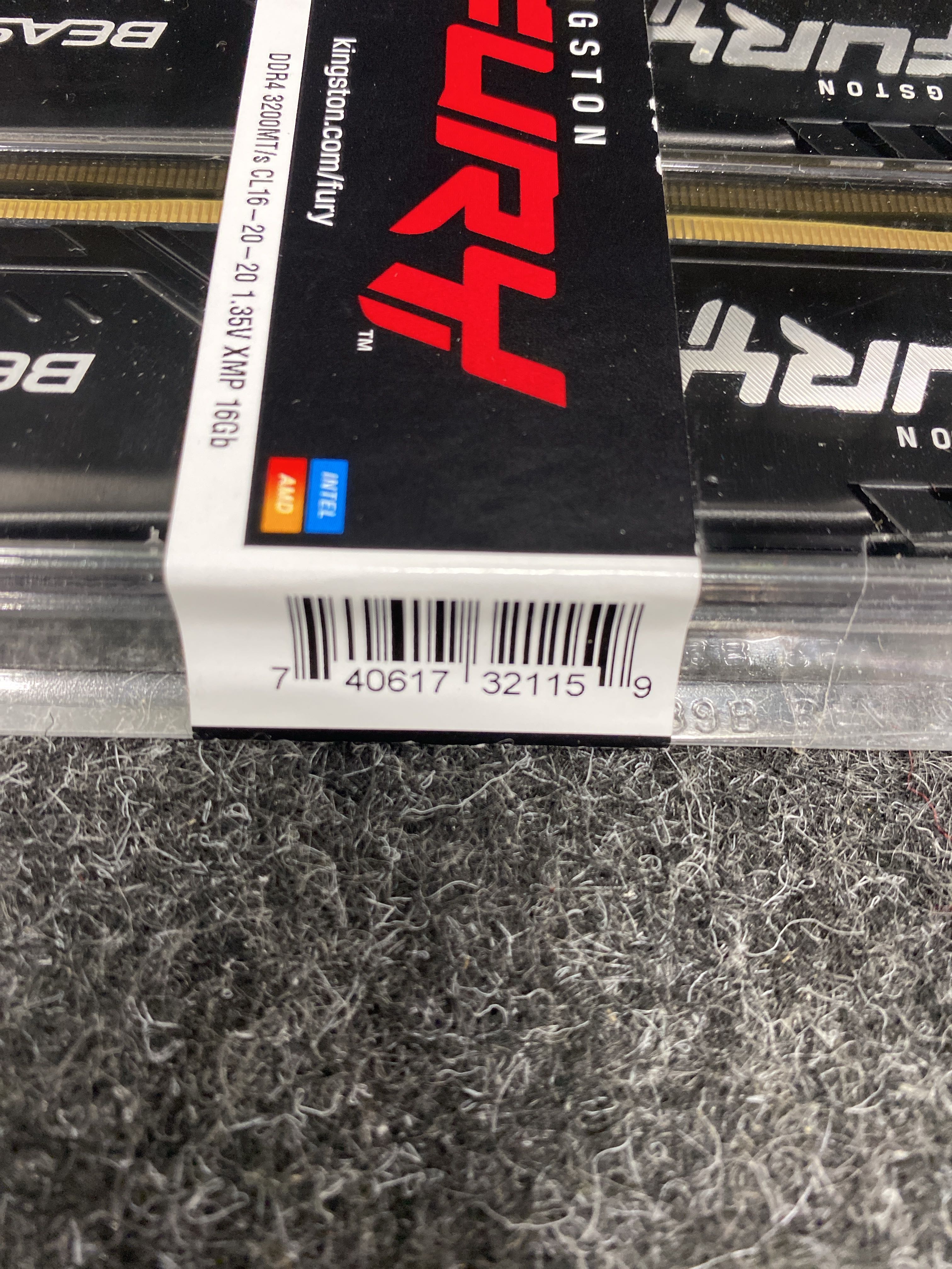 Ram memory Kingston FURY Beast DDR4 3200MHz 32 GB - PS Auction - We ...